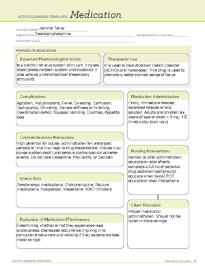 Medication Potassium Chloride - ACTIVE LEARNING TEMPLATES THERAPEUTIC ...
