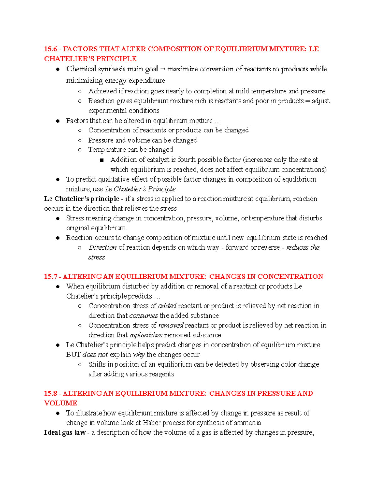 Extra CH 15 Textbook - 15 - FACTORS THAT ALTER COMPOSITION OF ...