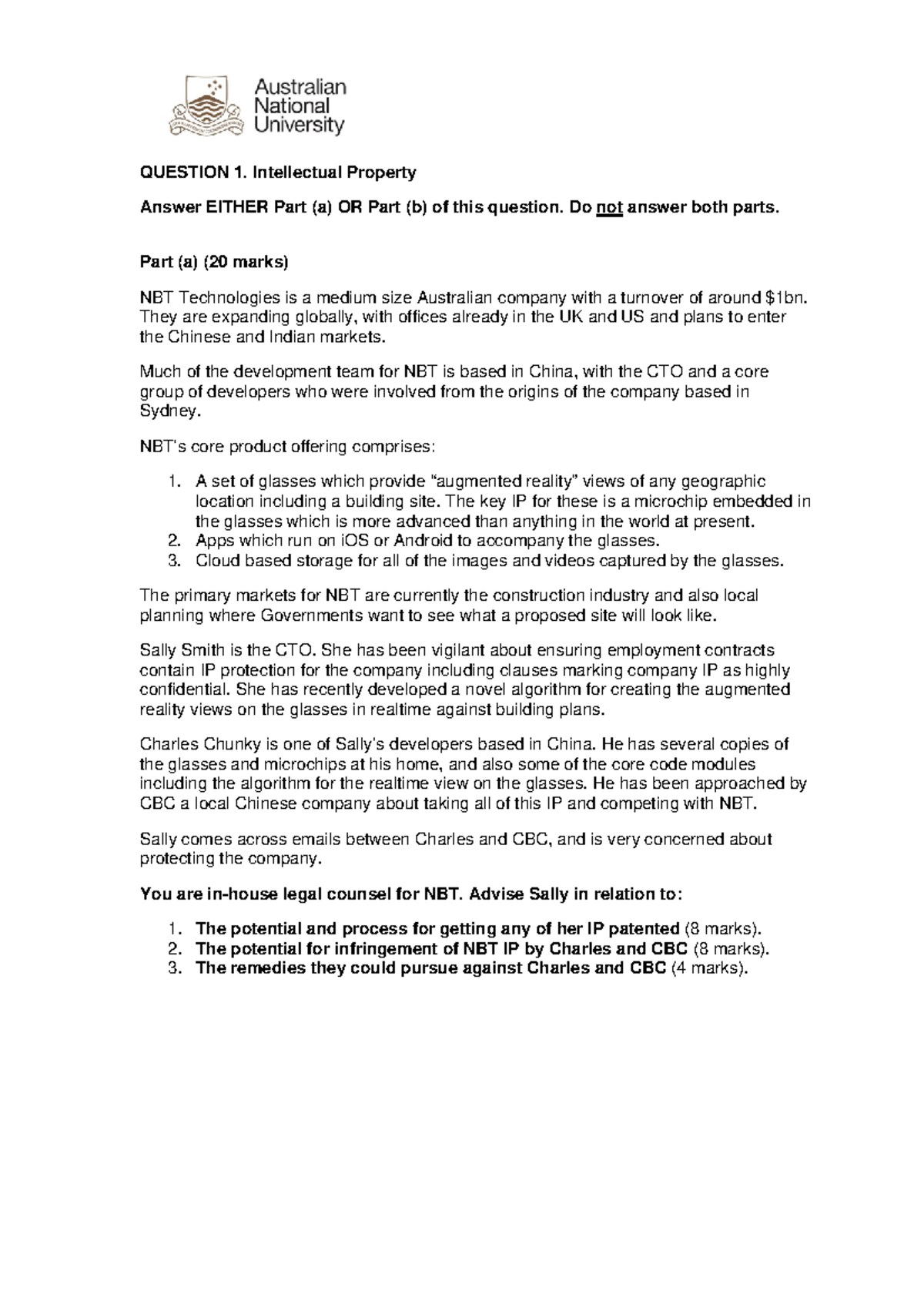 Exam 2019 Questions And Answers Warning Tt Undefined Function 32