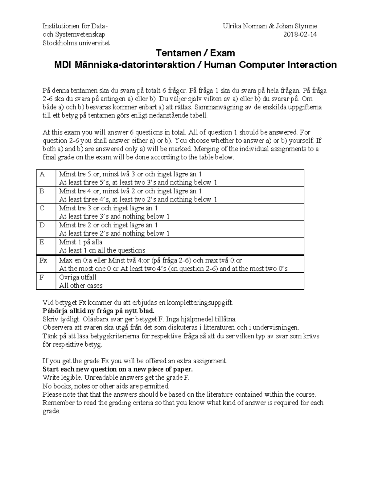 ewqeqw wqew wewqewq - och Systemvetenskap 2018-02- Stockholms ...