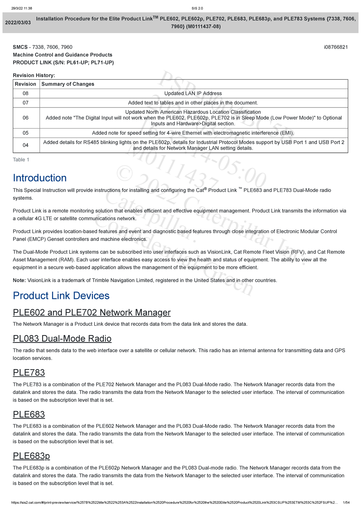 PL7 - asasa - SMCS - 7338, 7606, 7960 i Machine Control and Guidance ...