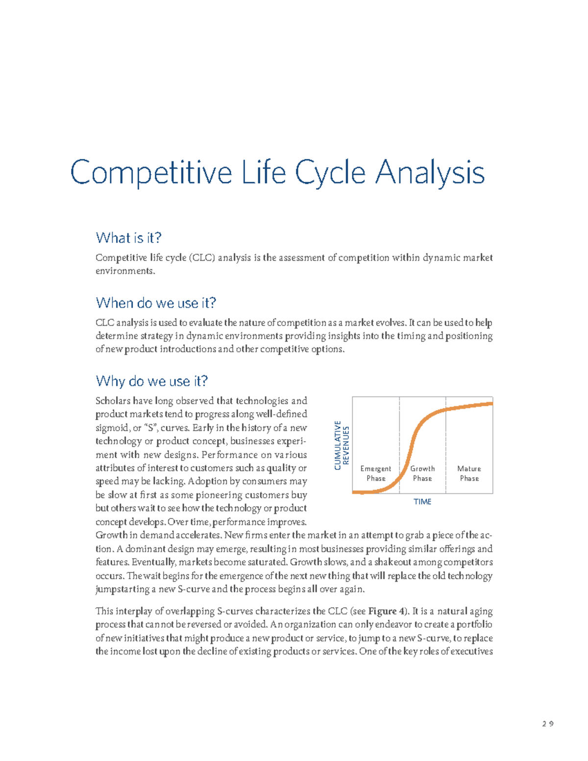4 - Good - Competitive Life Cycle Analysis What is it? Competitive life ...