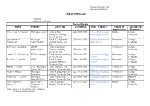 Final Project Database Trends - Khim Bryan B. Padillo Final Project - Database Trends ...