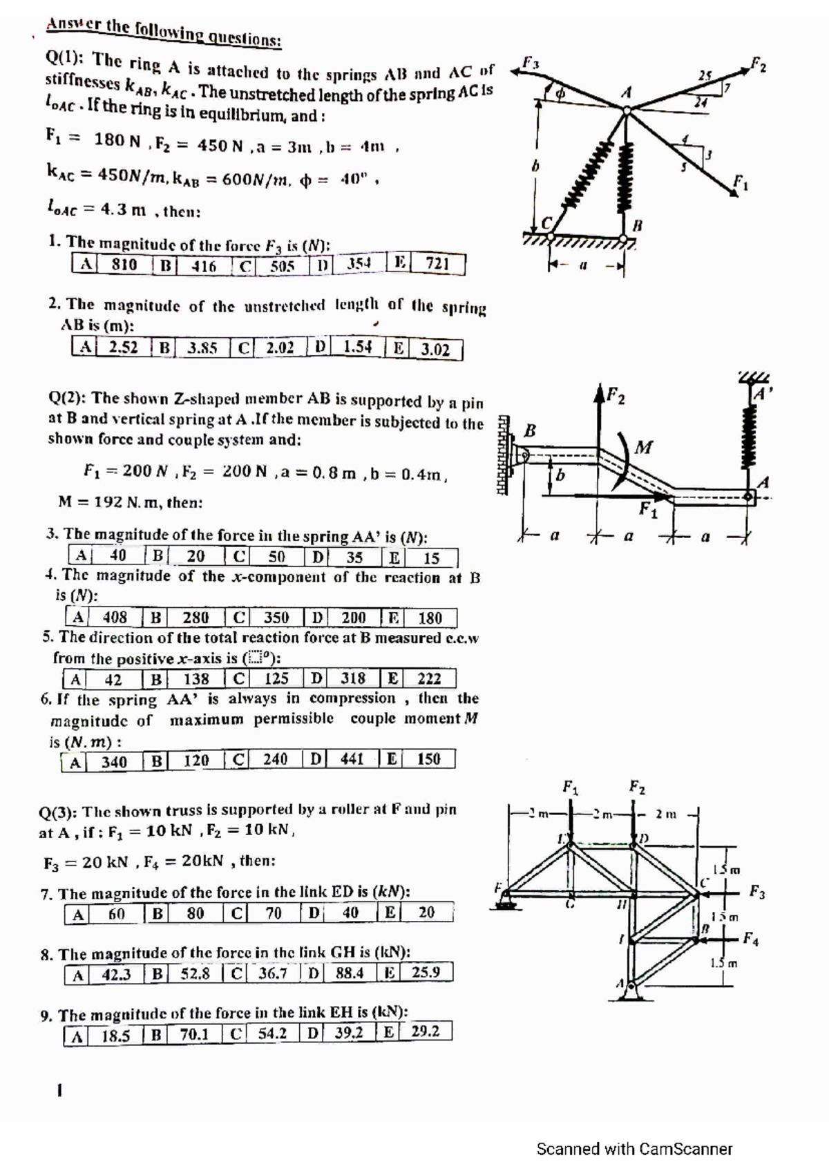 SSP Final Exam 2021 - Mechanics - Studocu