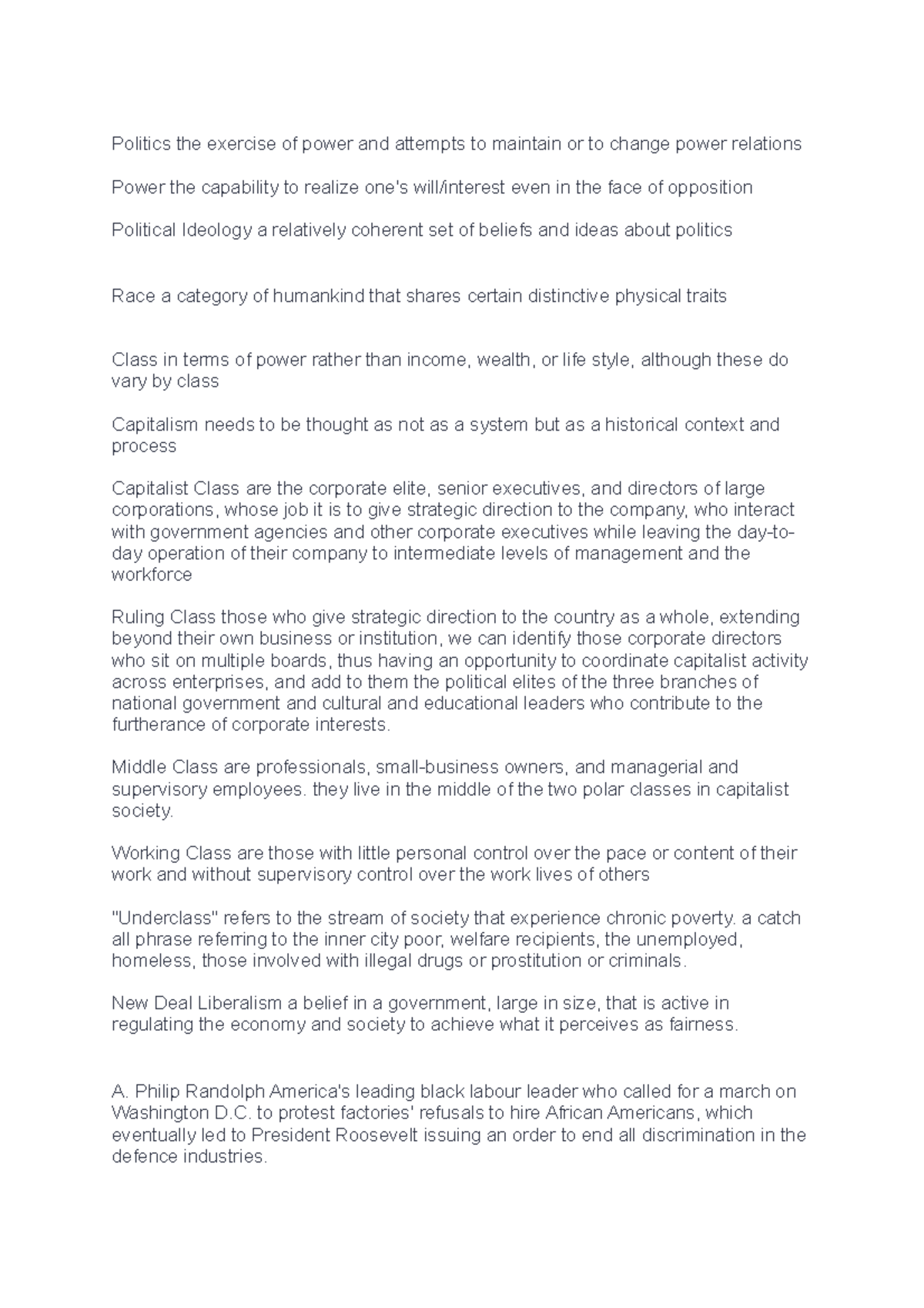 Politics the exercise of power and attempts to maintain or to change ...