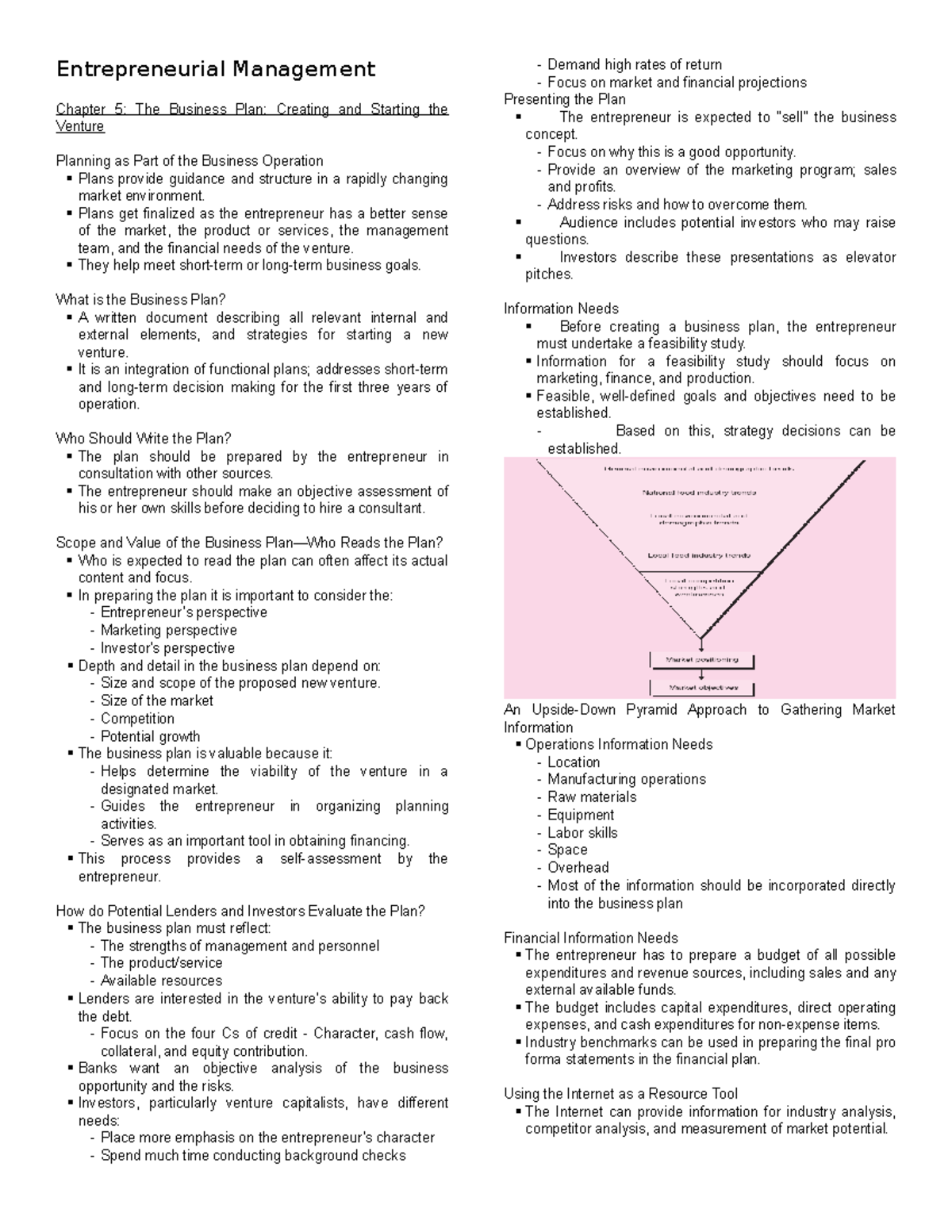 Entrepreneurial Management - chap5 - Entrepreneurial Management Chapter ...