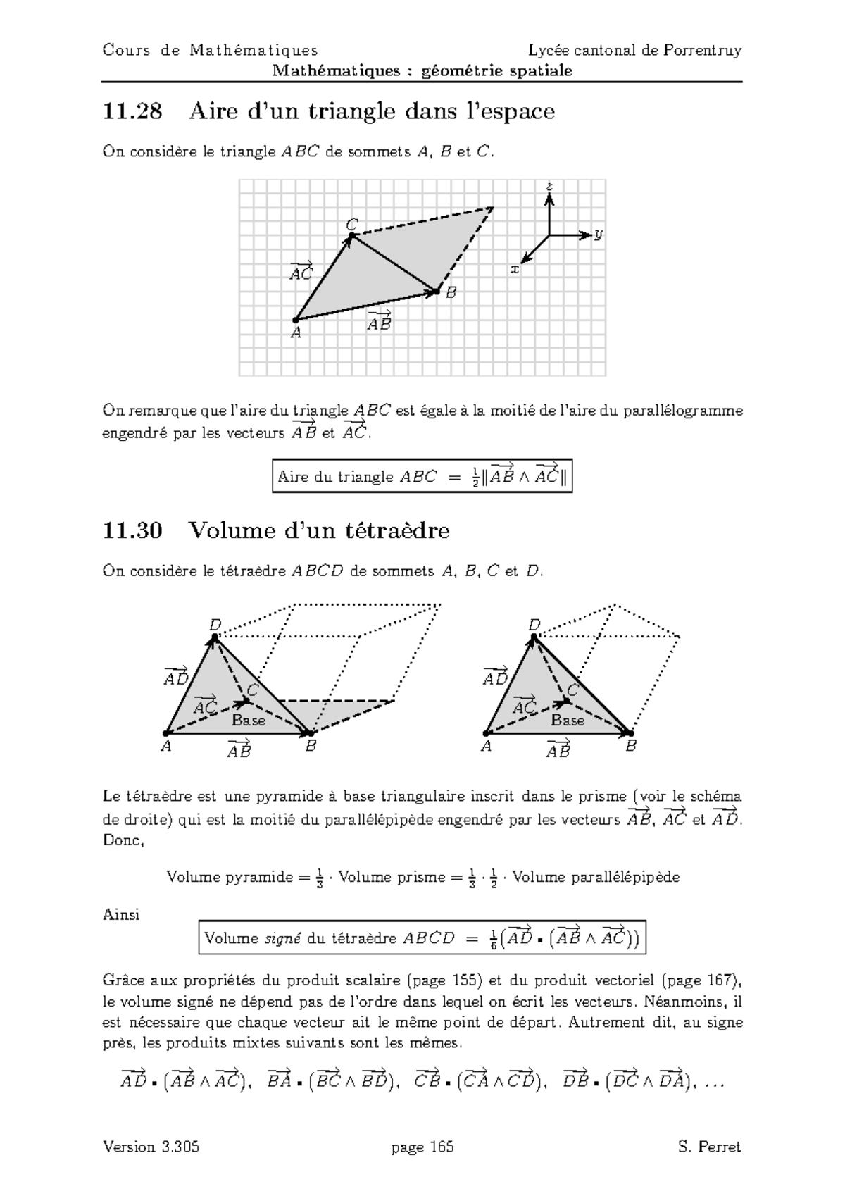 Cours DF-59 - Cours de Mathématiques Mathématiques : géométrie spatiale ...