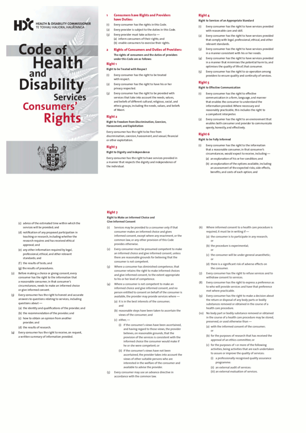 Code-of-rights - Code-of-rights - Law and Medicine - Studocu