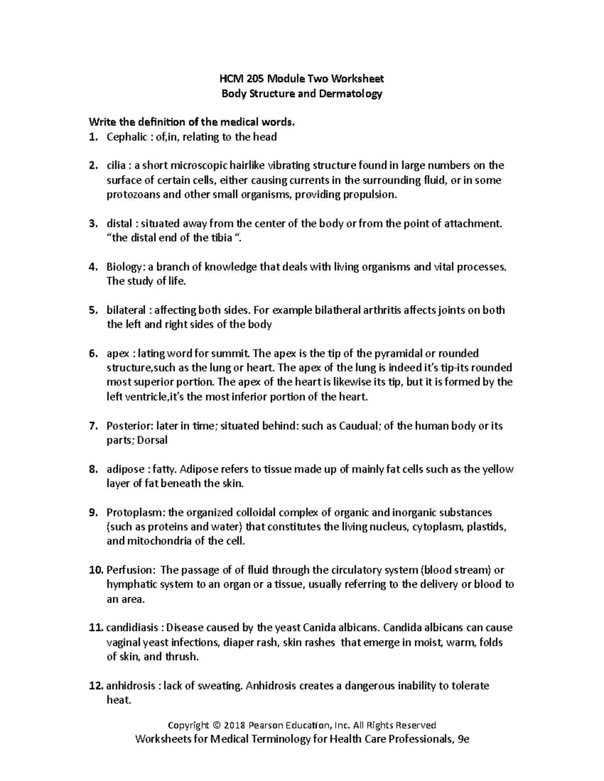 Brian Lagrange (Module Two Worksheet) Week 2 - HCM 205 Module Two ...