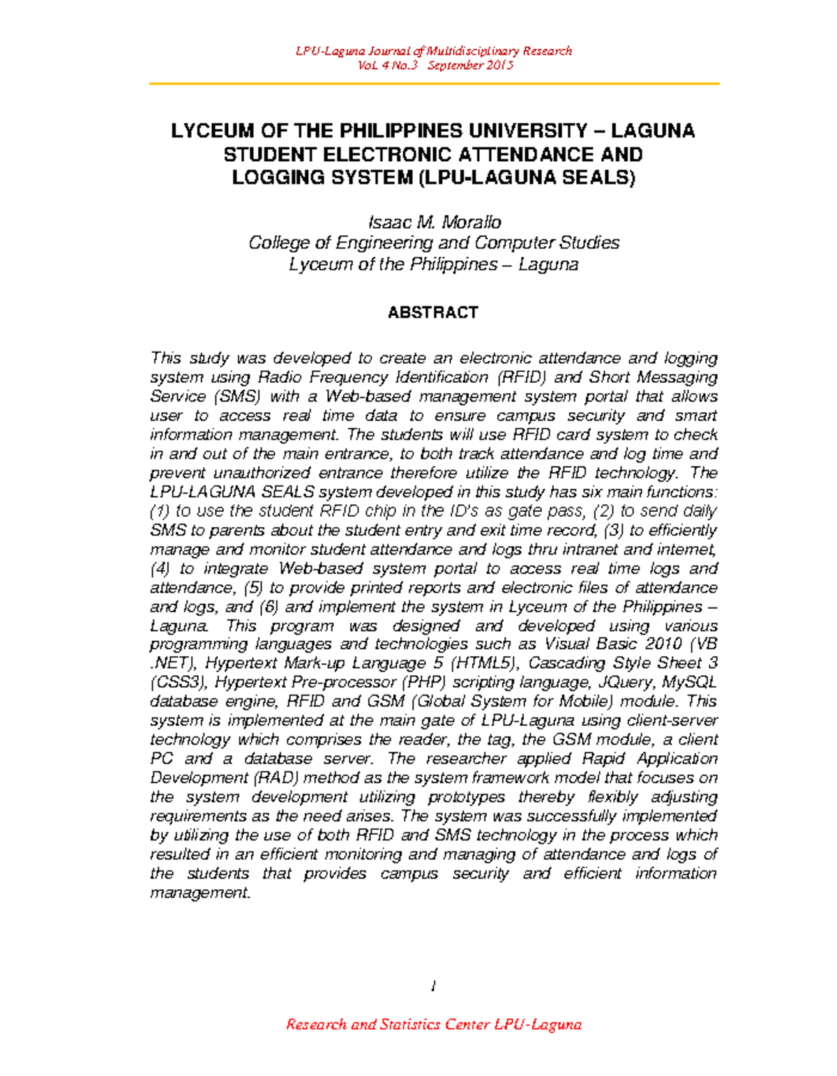 Lyceum Of The Philippines Universityndash Laguna Student Electronic ...