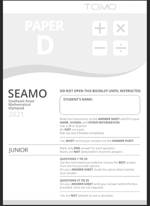 Seamo Paper D 2016-2018 WITH Solutions - MATH 999 - Studocu