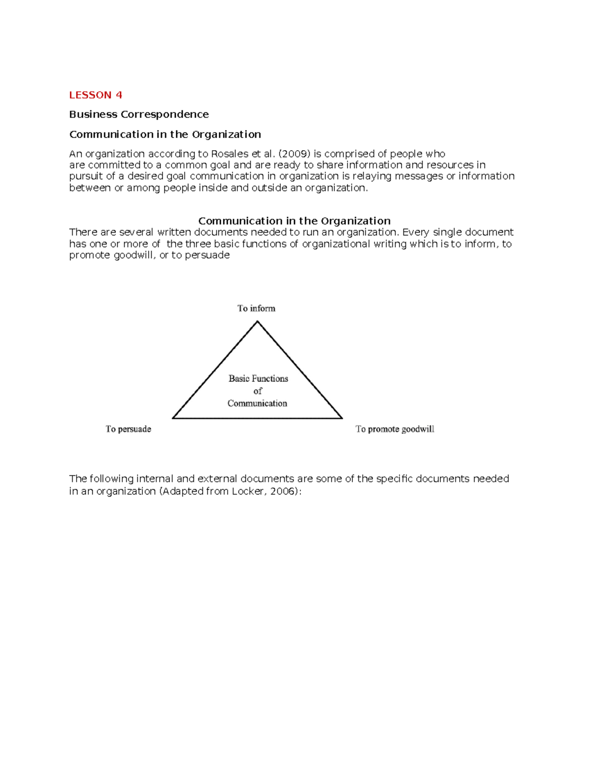 TECH Writing 4 5 - ....... - LESSON 4 Business Correspondence ...