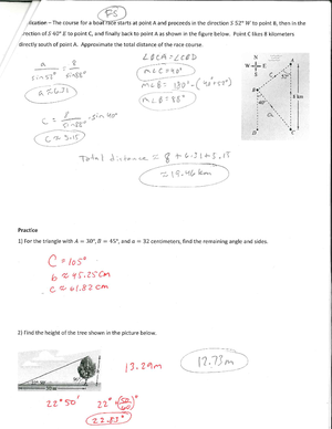 19-20 Chapter 4 Notes - Unit 7 – Chapter 4: Trigonometry 4 – Radian and ...