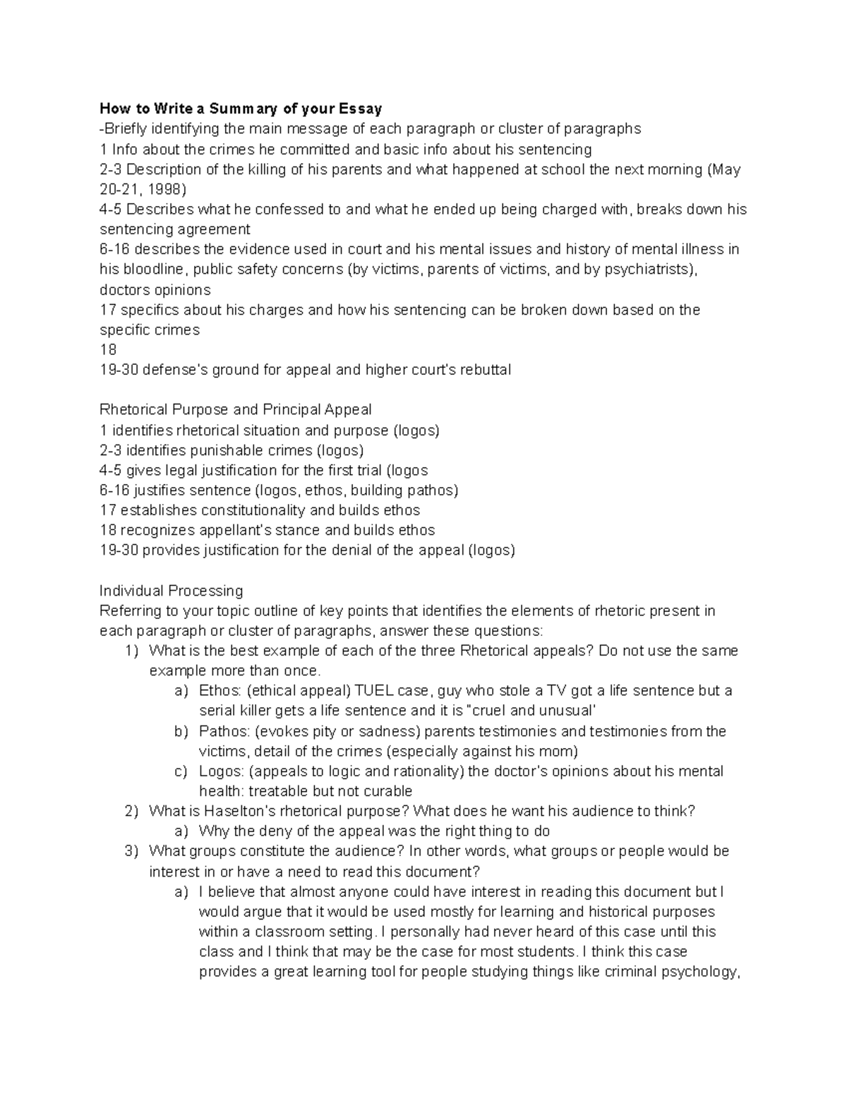 How To Write A Summary Of Your Essay How To Write A Summary Of Your