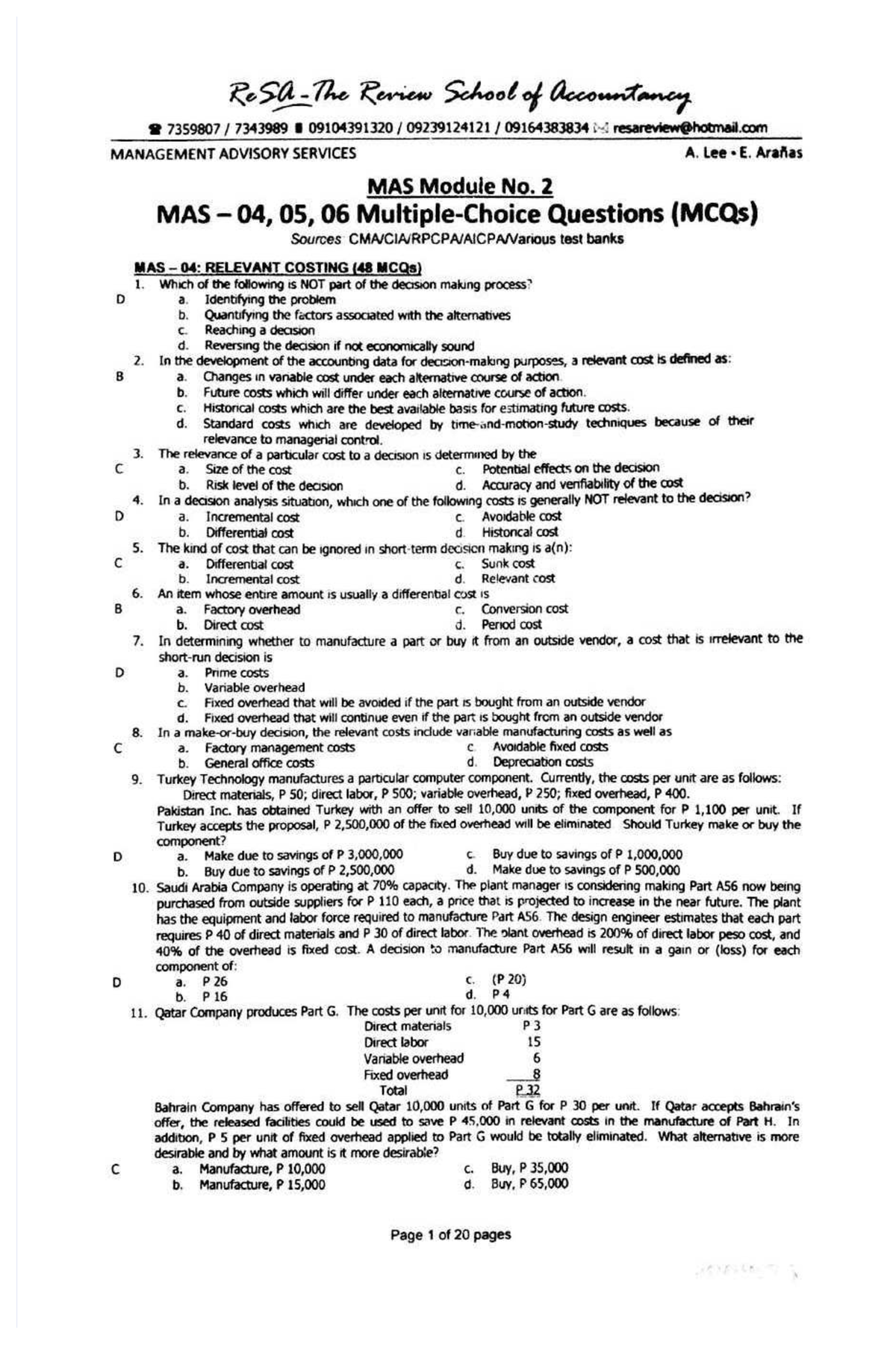 Pdf-mas-module-2 - BS accountancy - Studocu