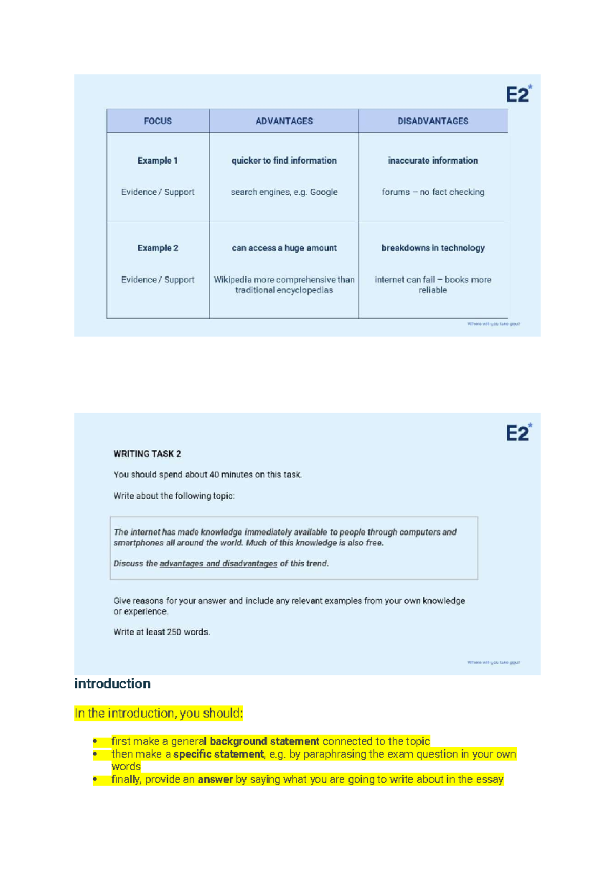 Ielts writing task 1 - introduction In the introduction, you should ...
