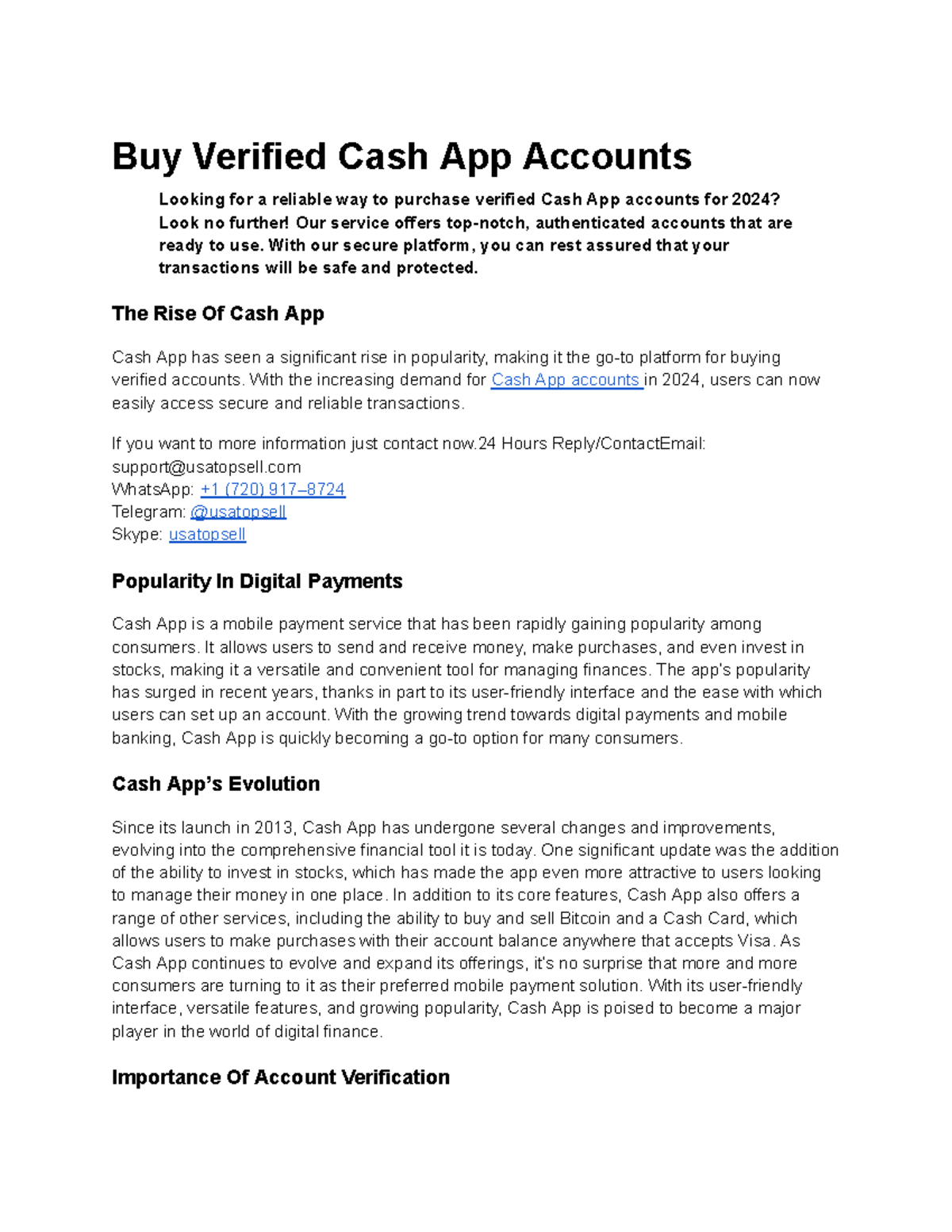Buy Verified Cash App Accounts - Buy Verified Cash App Accounts Looking ...
