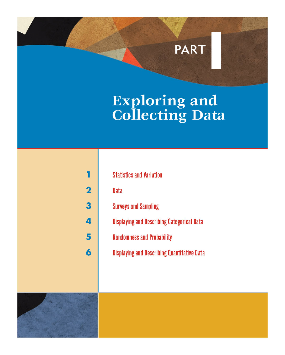 Sharpe ch01 - READING REFERENCE - 1 Statistics and Variation 2 Data 3 ...