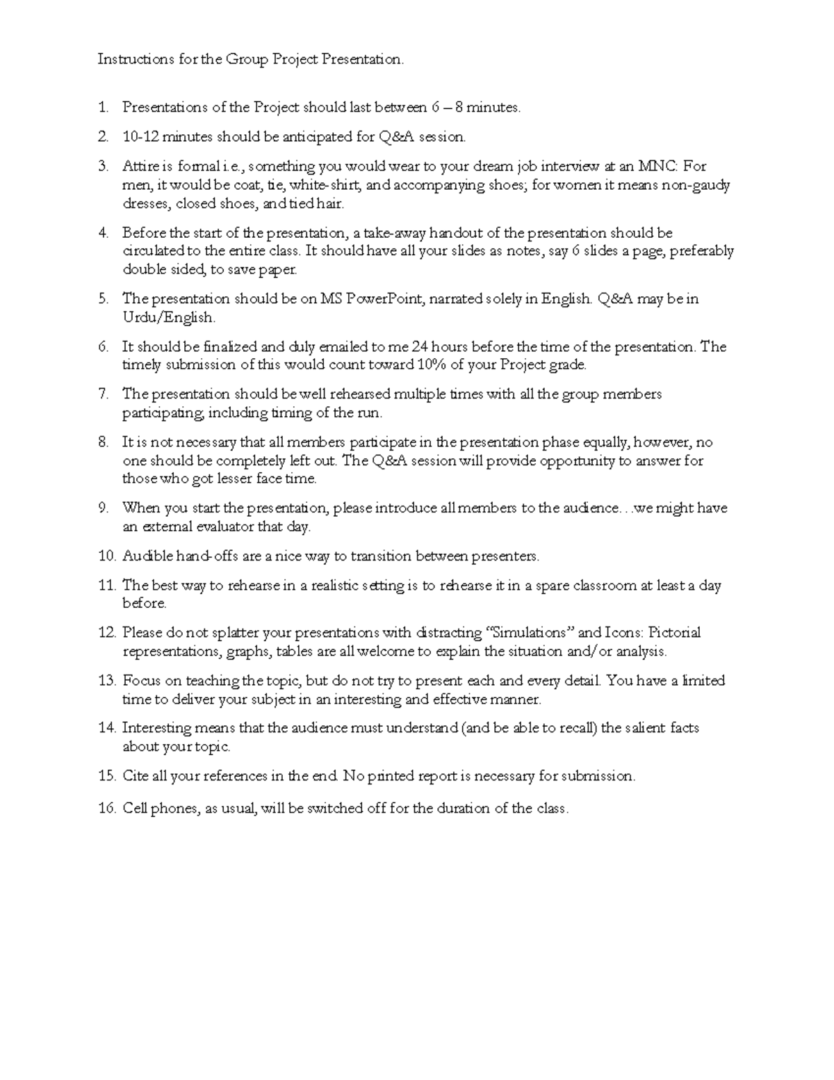 Instructionsfor Group Project Fall 2021 - Instructions for the Group ...