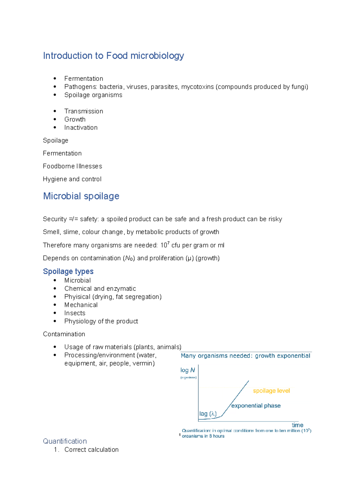 Food microbiology lectures summary + daily assignment notes ...
