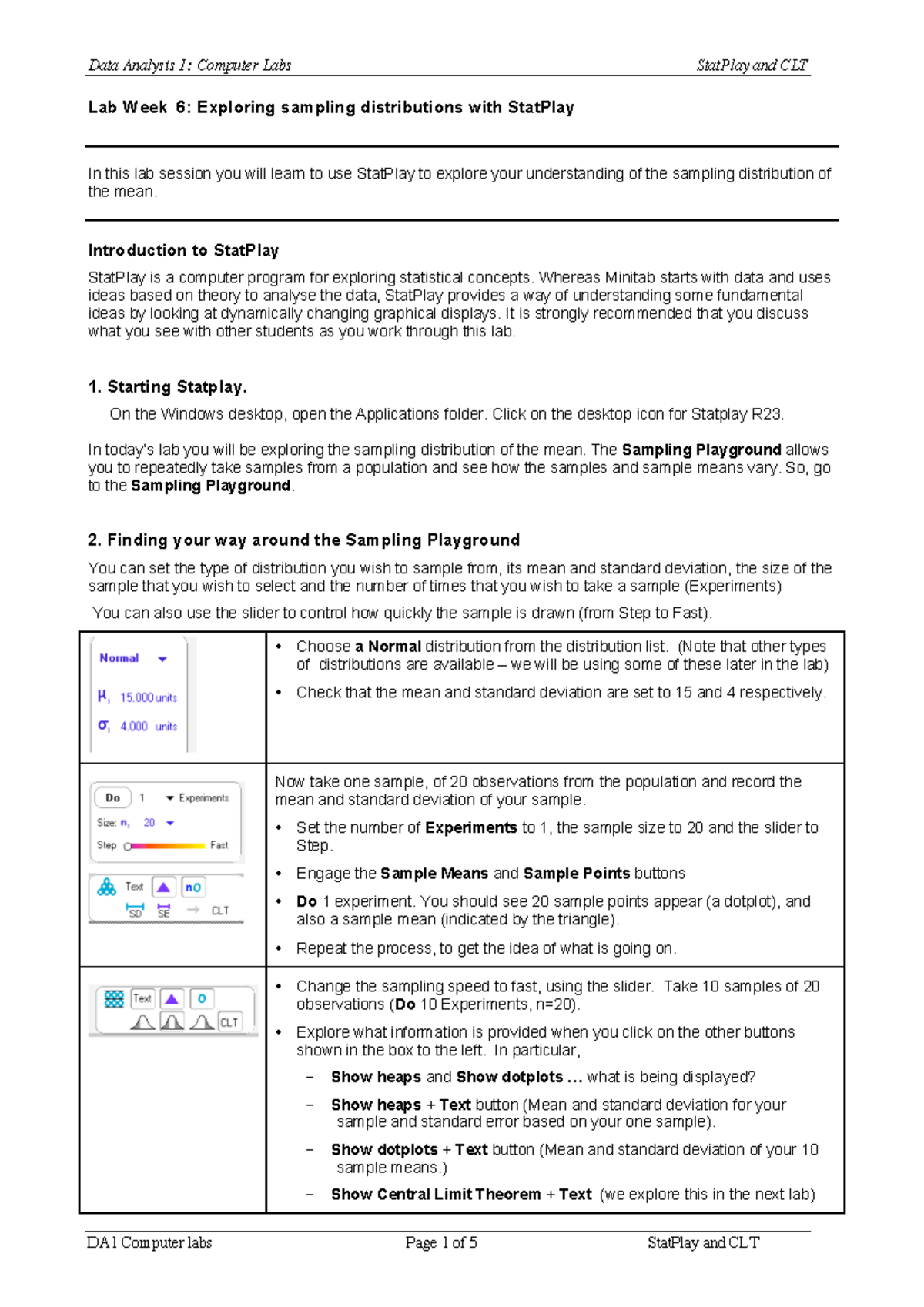 Lab - 06 from LMS - Lab Week 6: Exploring sampling distributions with ...