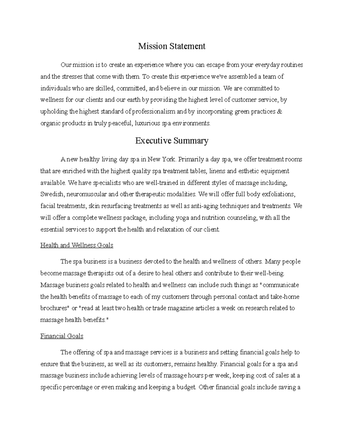 Mission Statement-Executive - Mission Statement Our mission is to ...