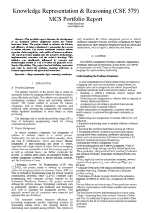 Quiz-1 - quiz 1 - CSE579 - Studocu