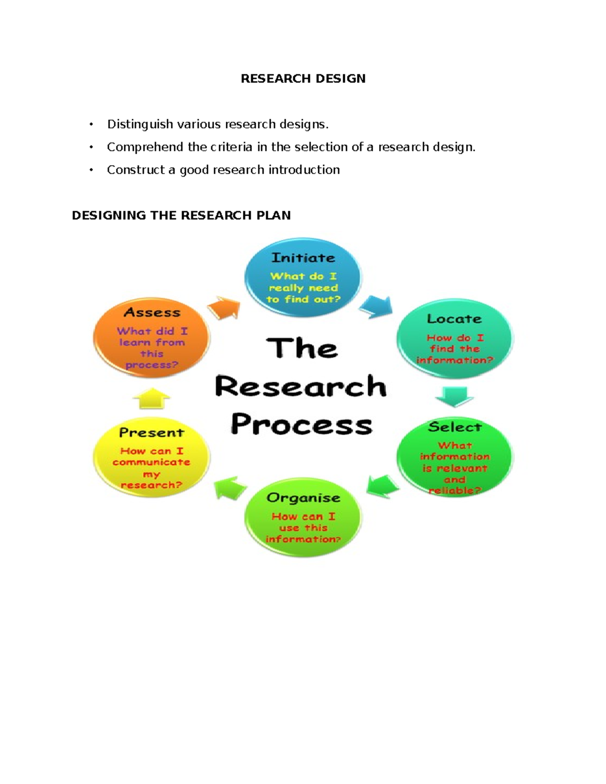 Research Design - RESEARCH DESIGN Distinguish various research designs ...