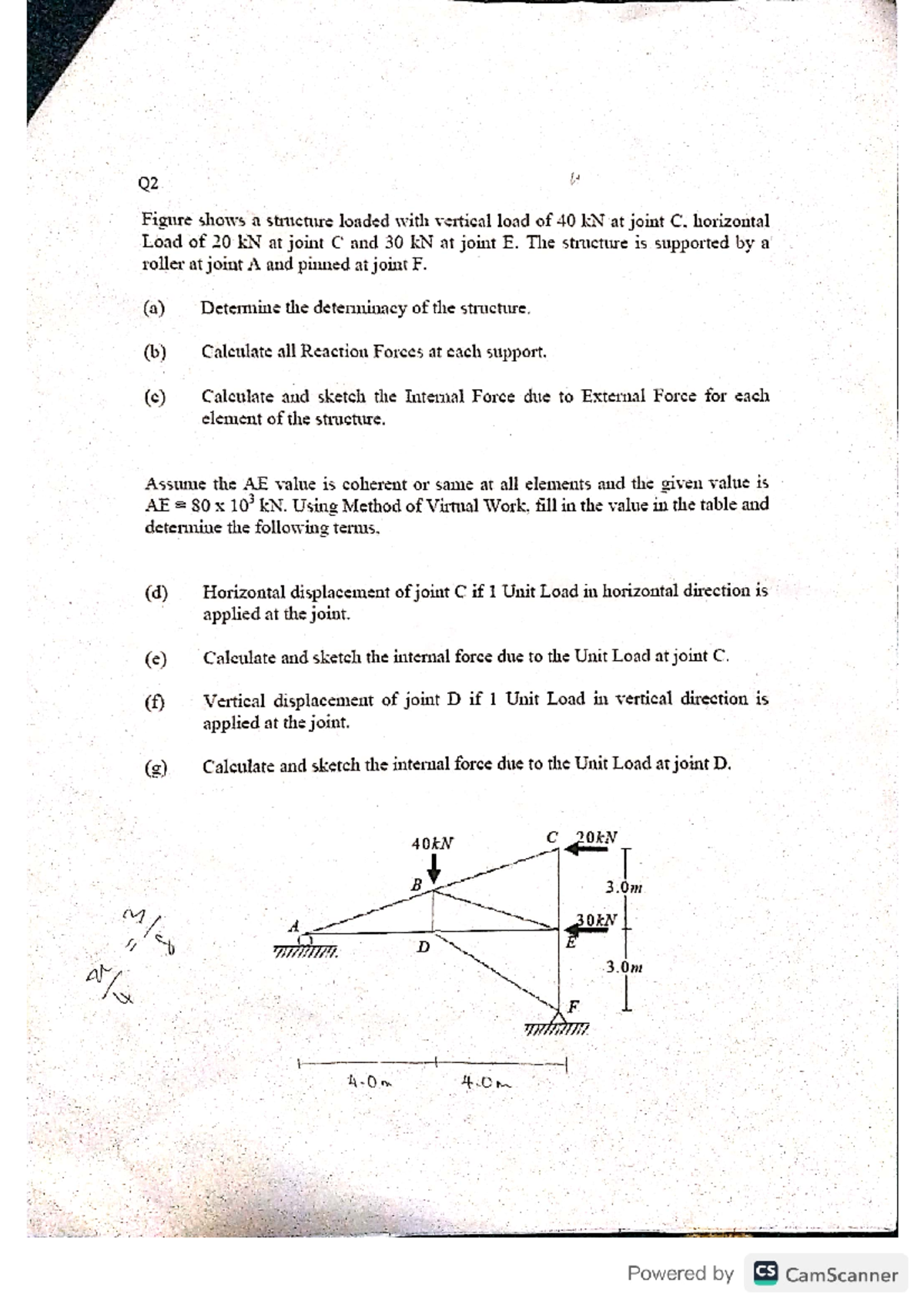 Part 1 - Internal and External Force - Structural Analysis - Studocu