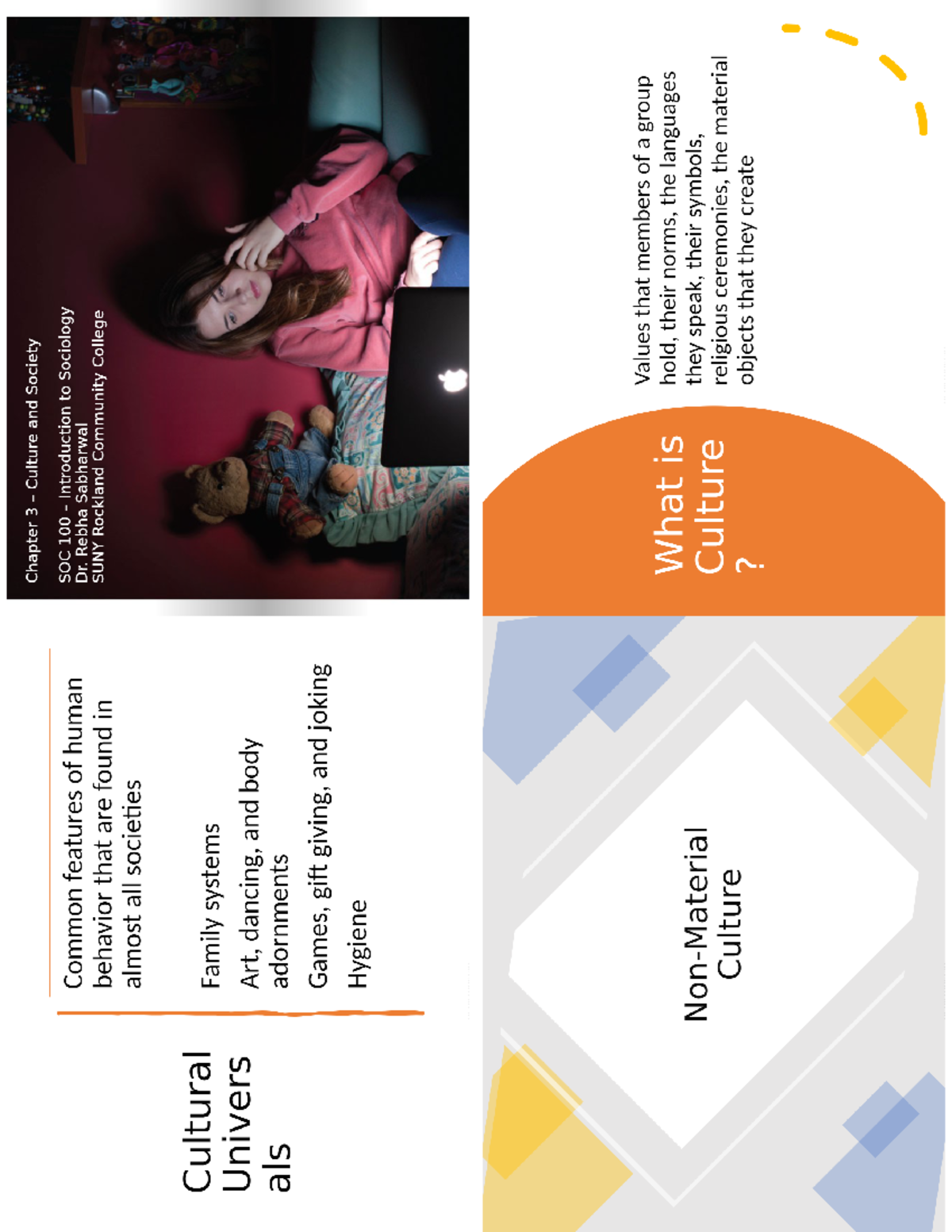 Chapter 3 - Culture and Society - 23FA Introduction TO Sociology (801 ...