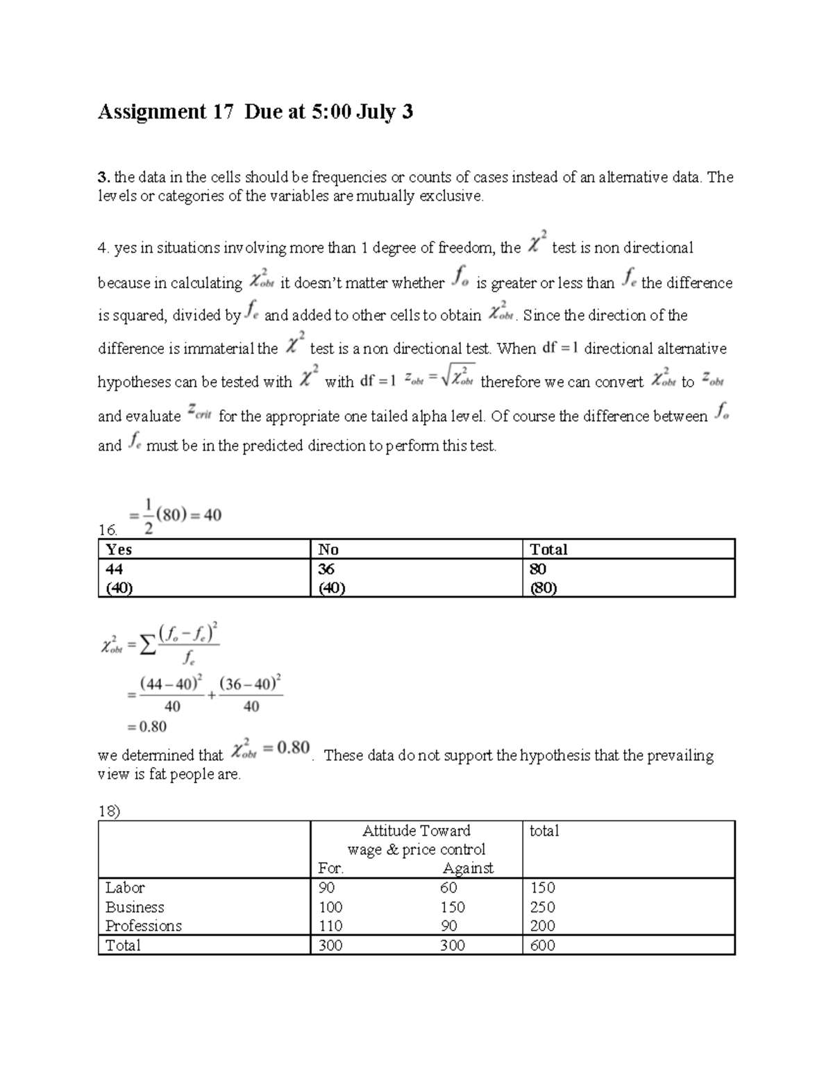 Assignment 17 -2F23 - Assignment 17 Due at 5:00 July 3 3. the data in ...
