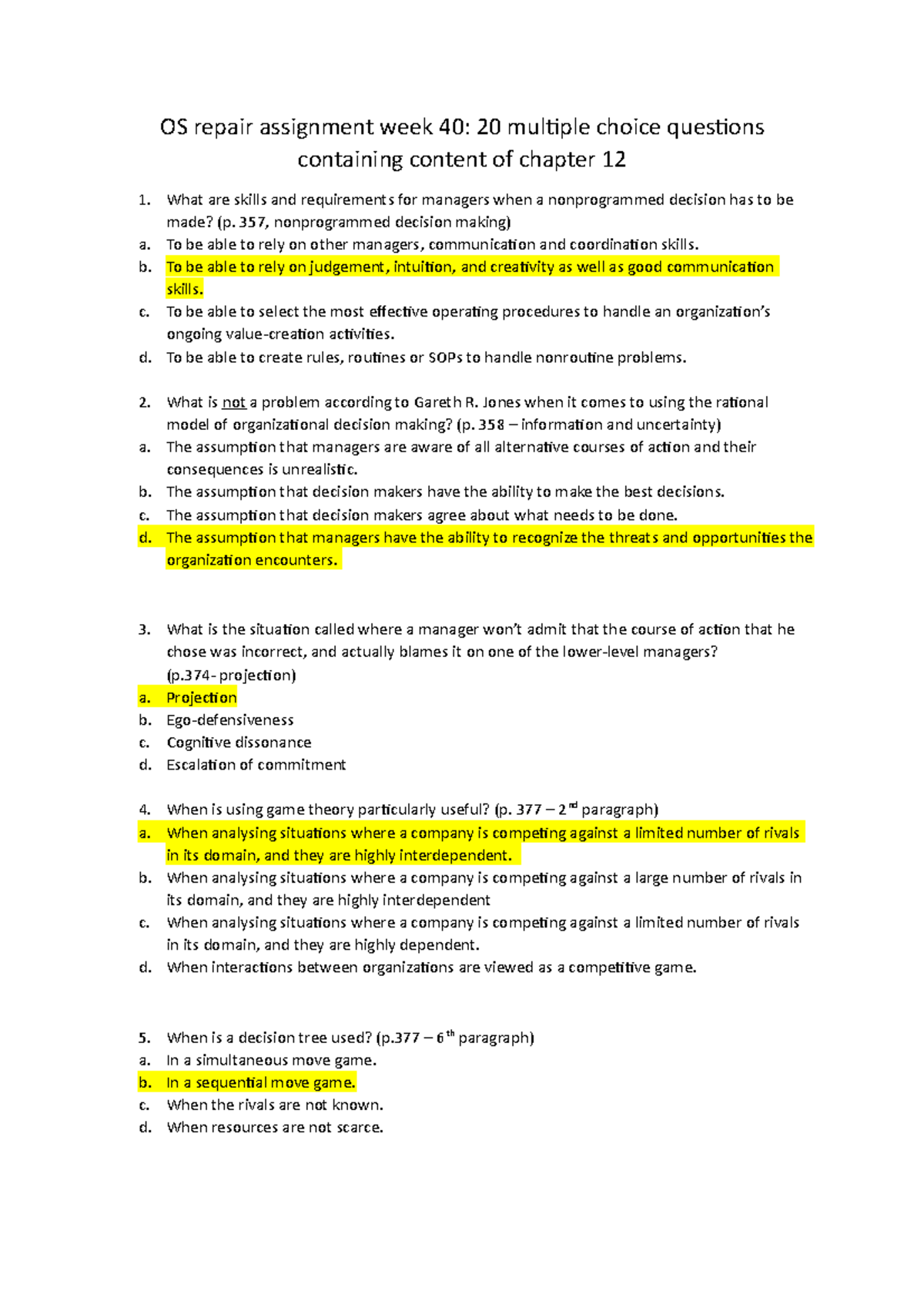 OS repair assignment week 40 Chapter 12 - OS repair assignment week 40: ...