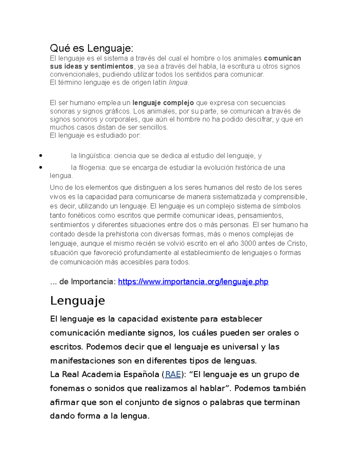 Que-es-Lenguaje 33985 0 - Qué es Lenguaje: El lenguaje es el sistema a ...