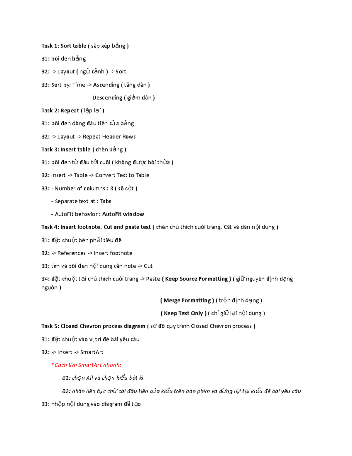 Wordday 1 About Math Task 1 Sort Table Sắắp Xếắp B ảng B1 Bôi đen B ảng B2 Layout 
