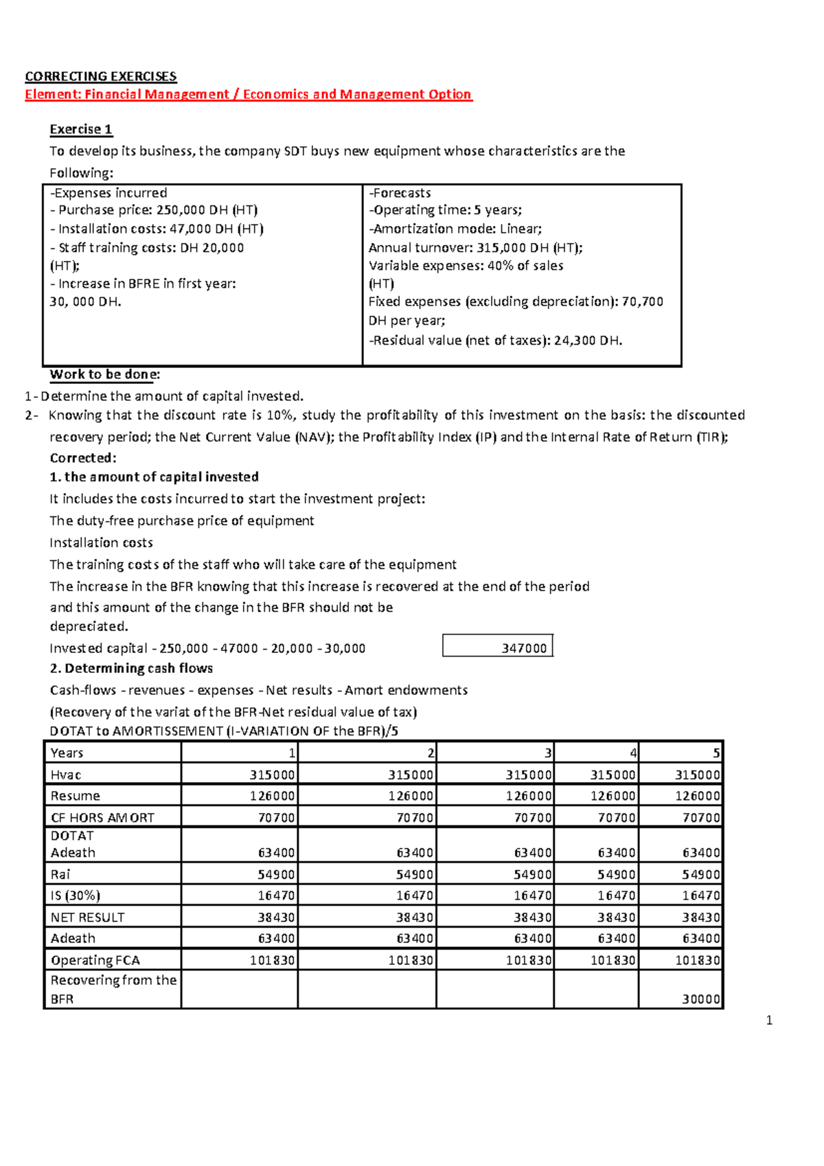 Correcting Exercises Notes De Cours 1 Warning Tt Undefined Function 32 Warning Tt