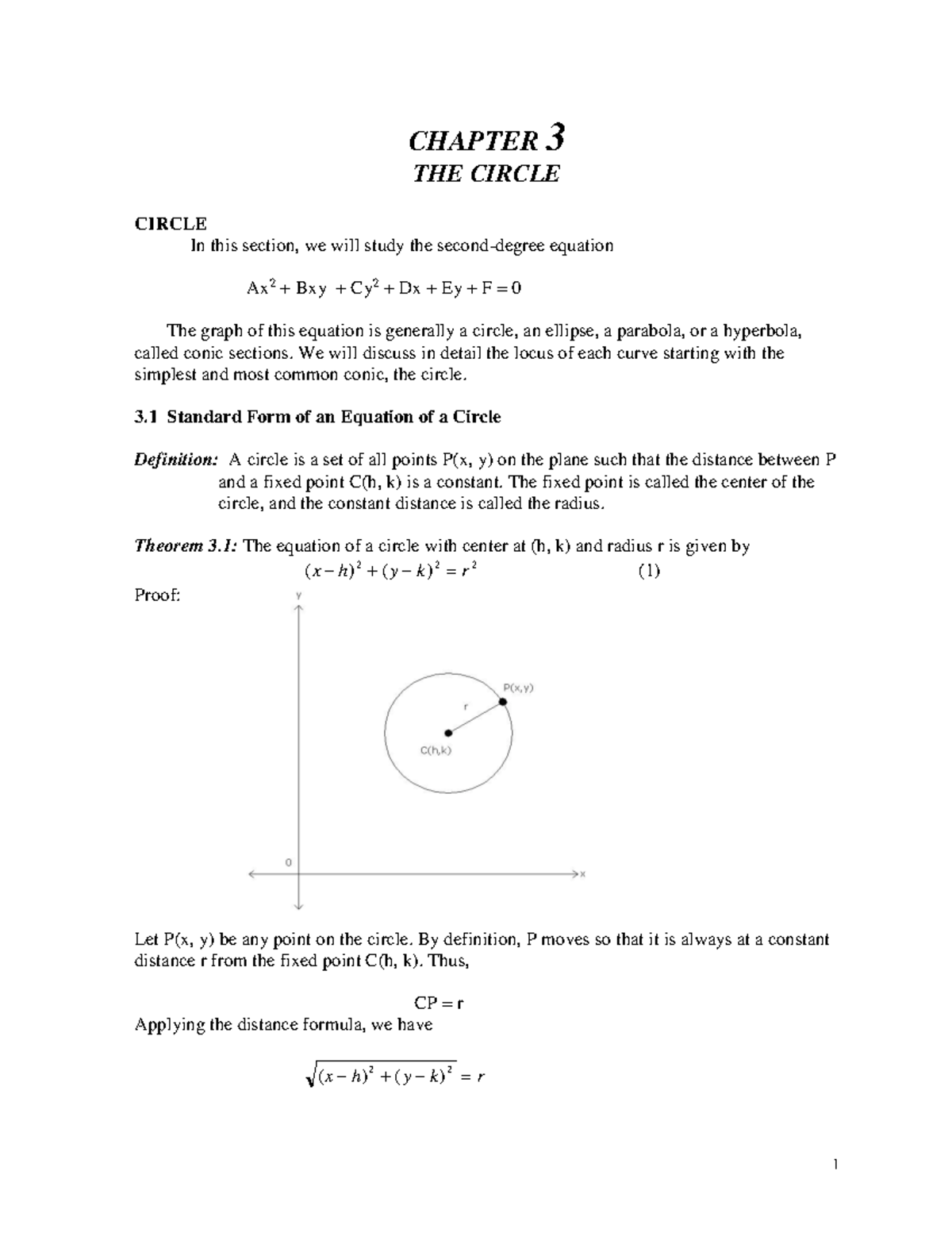 Chapter-3The-Circle - Chapter-3The-Circle - CHAPTER 3 THE CIRCLE CIRCLE ...