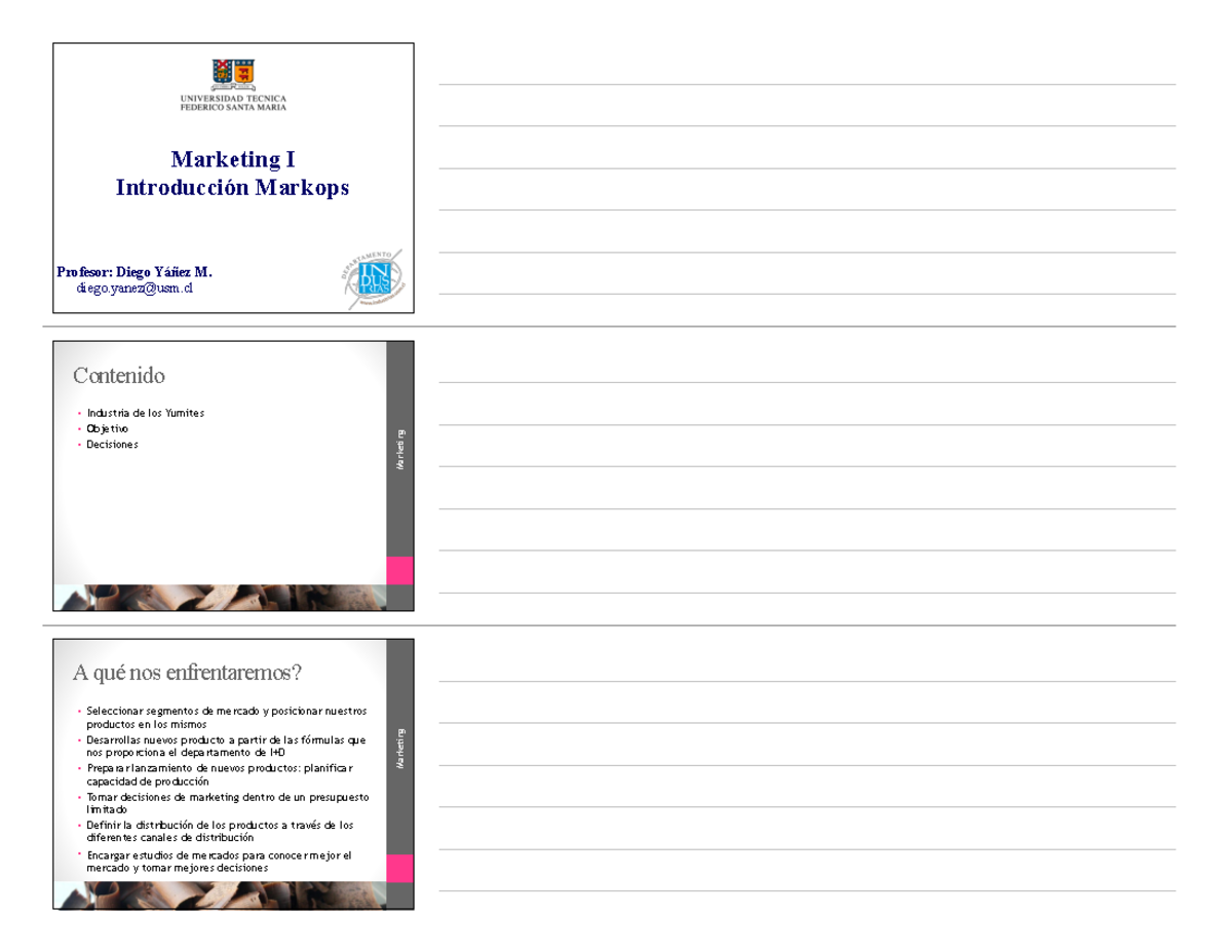 Presentación Unidad 6 Markops - Práctica - Studocu