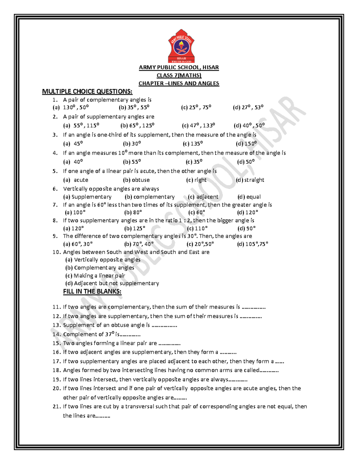 N5f32d80060 eb6 - ARMY PUBLIC SCHOOL, HISAR CLASS 7(MATHS) CHAPTER ...