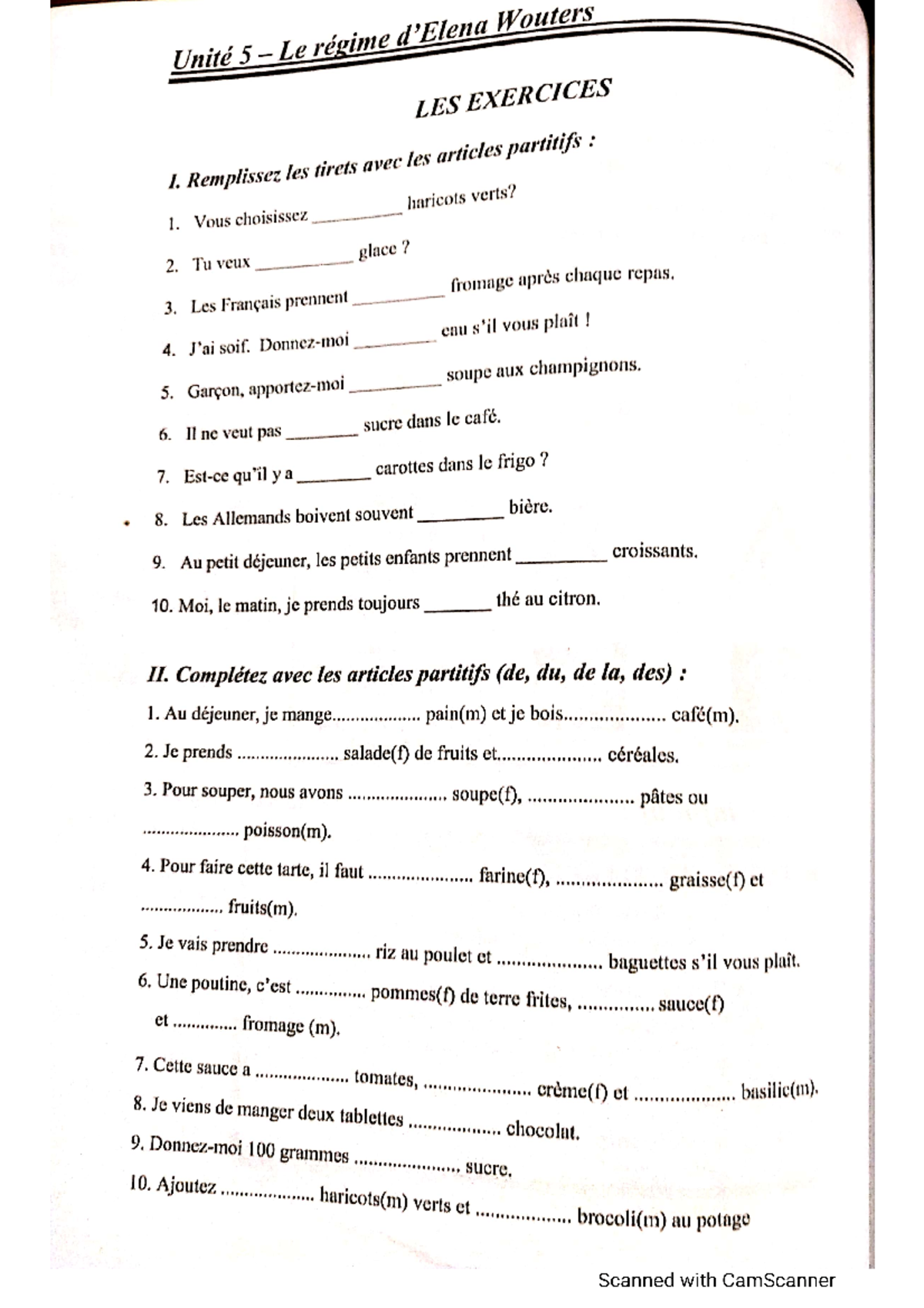 French pdf-11 - French–I - Studocu