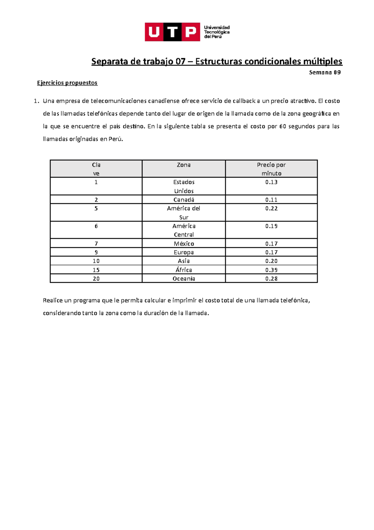 Separata 07 Unidad 02 - ejercicio semana 07 - ejercicios obligatorios - Separata de trabajo 07 ...