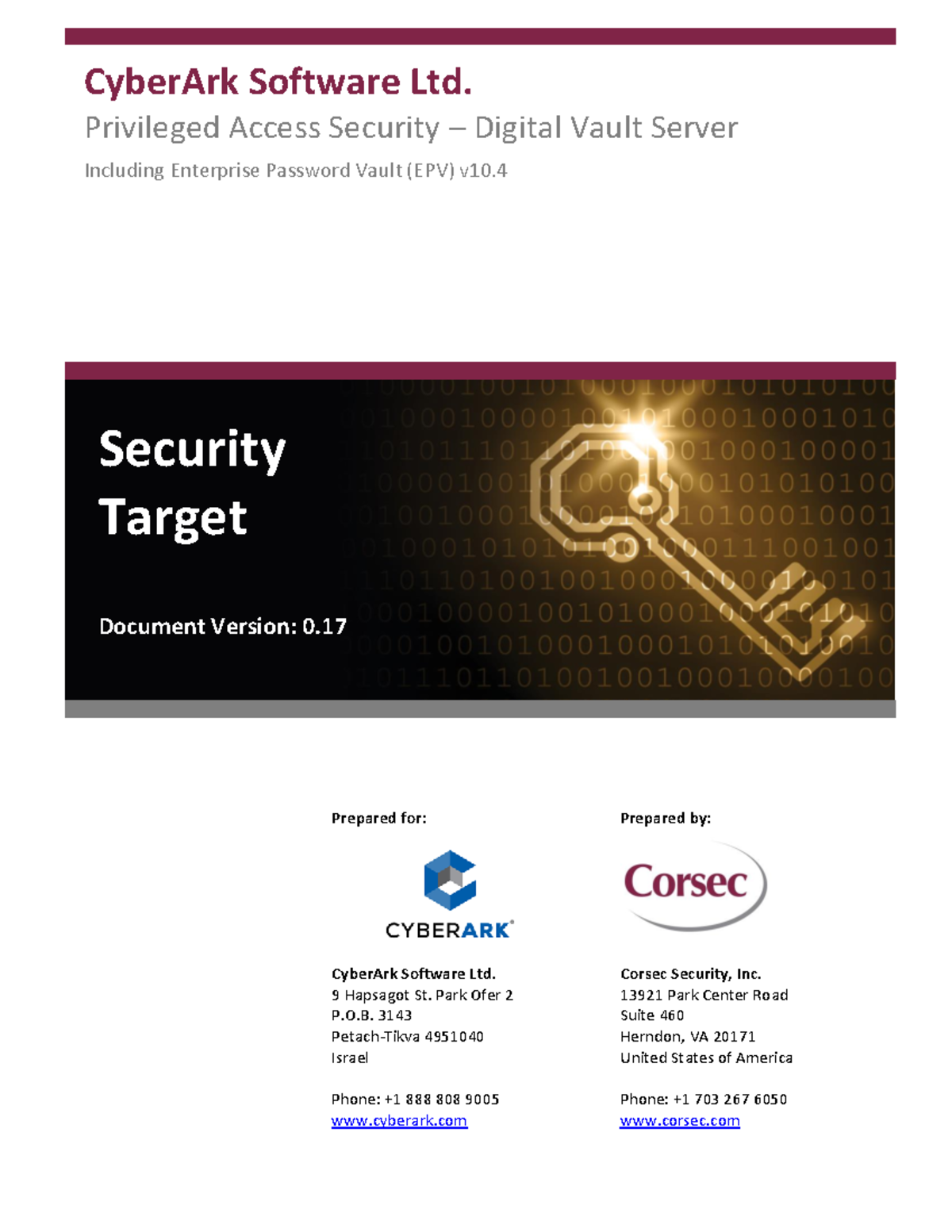 Privileged Access Security – Digital Vault Server - CyberArk Software ...