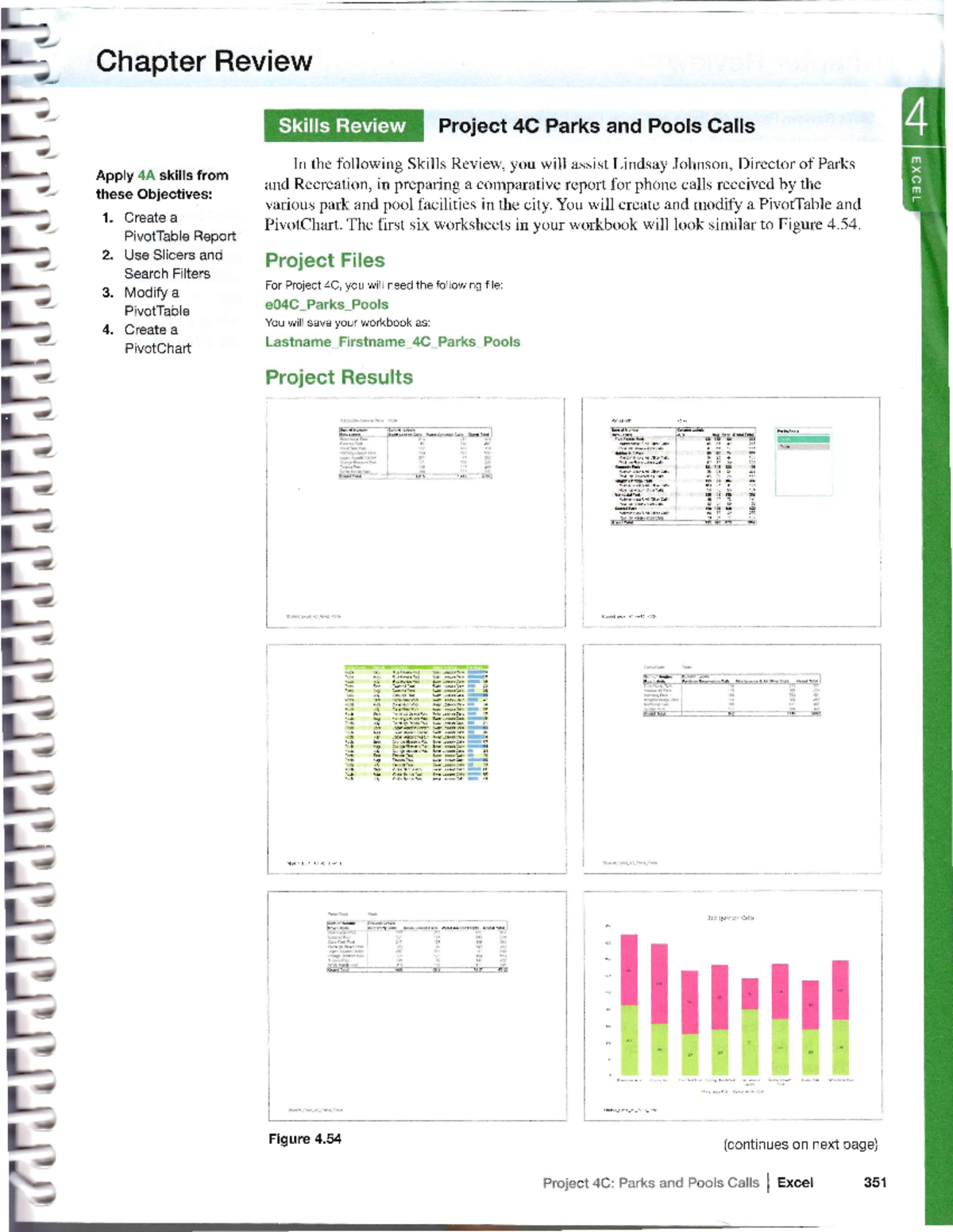Week 8 - Project 4C Parks and Pools Calls - "- Chapter Review - Apply ...