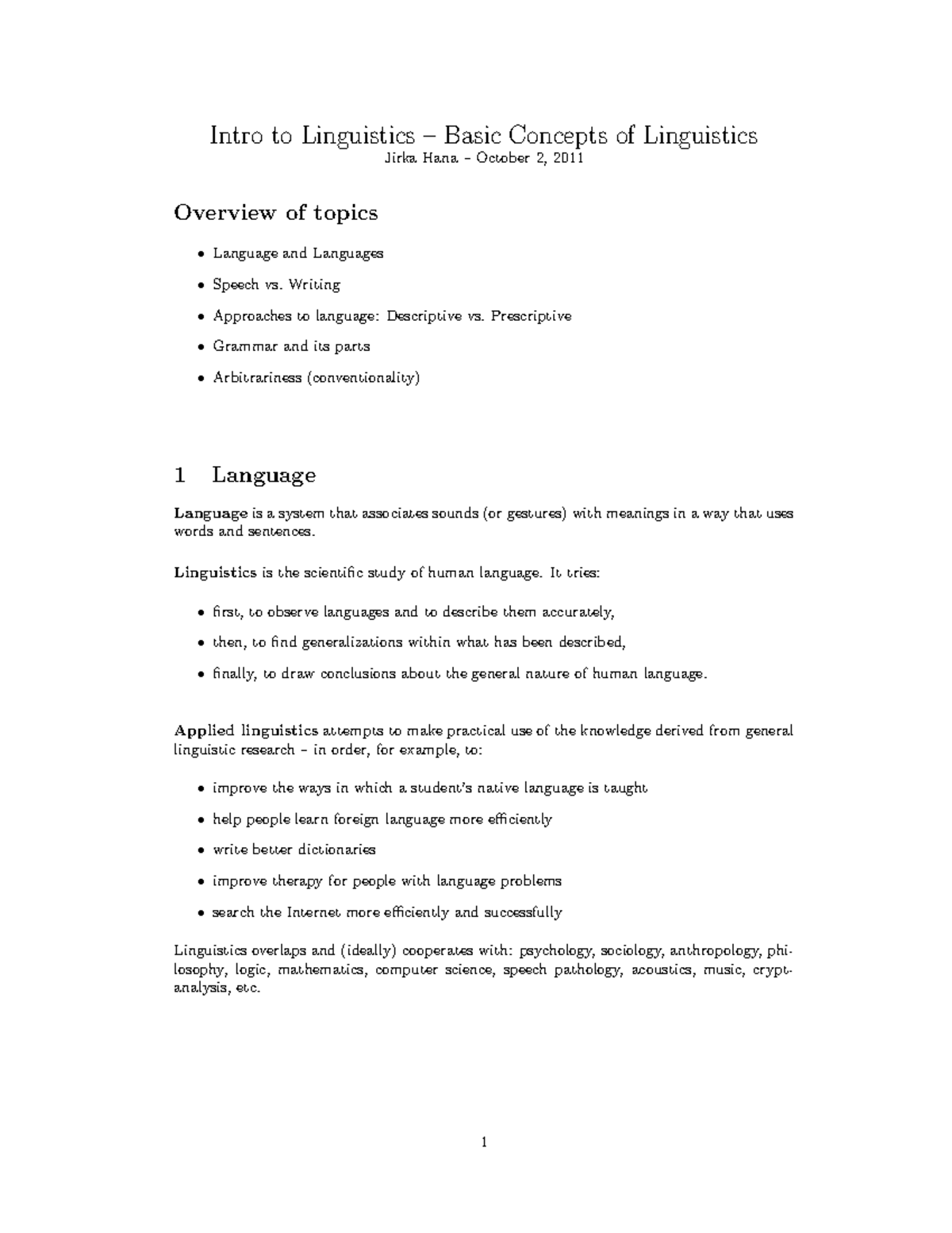01-Intro - An reference book - Intro to Linguistics – Basic Concepts of ...