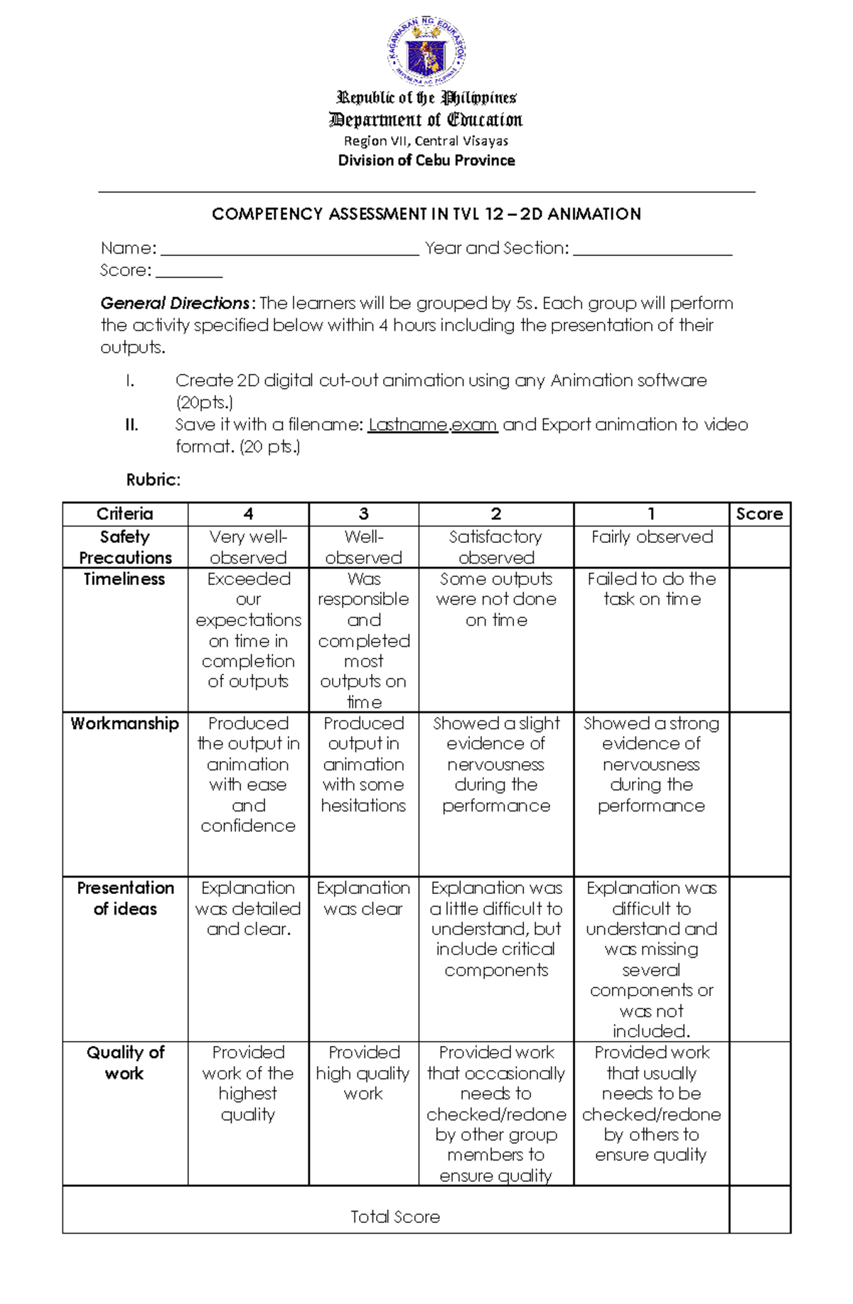 2D Animation final - Lecture notes 156 - BS Biology - Studocu