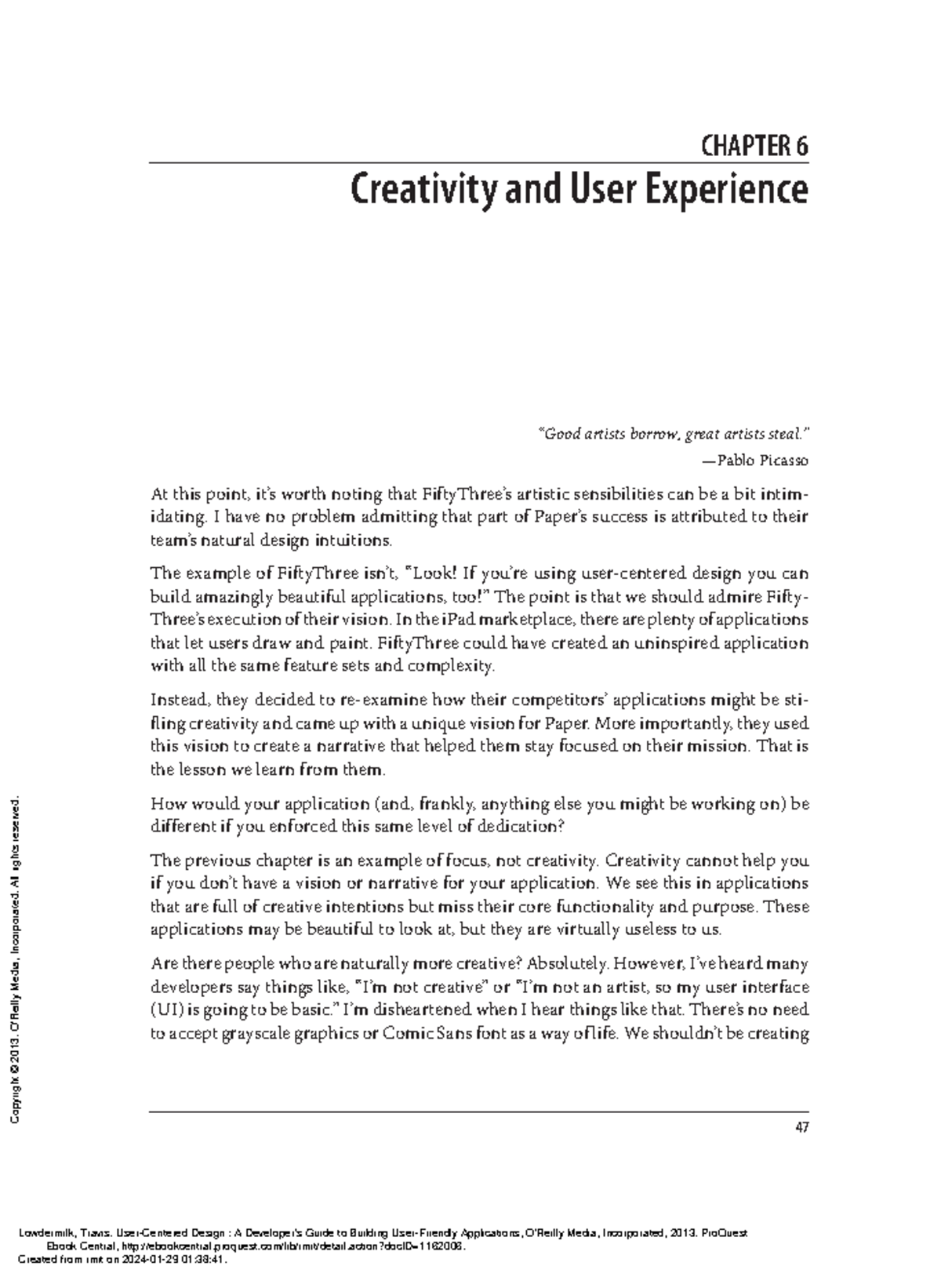User-Centered Design A Developer's Guide to Buildi... - (Chapter 6 ...