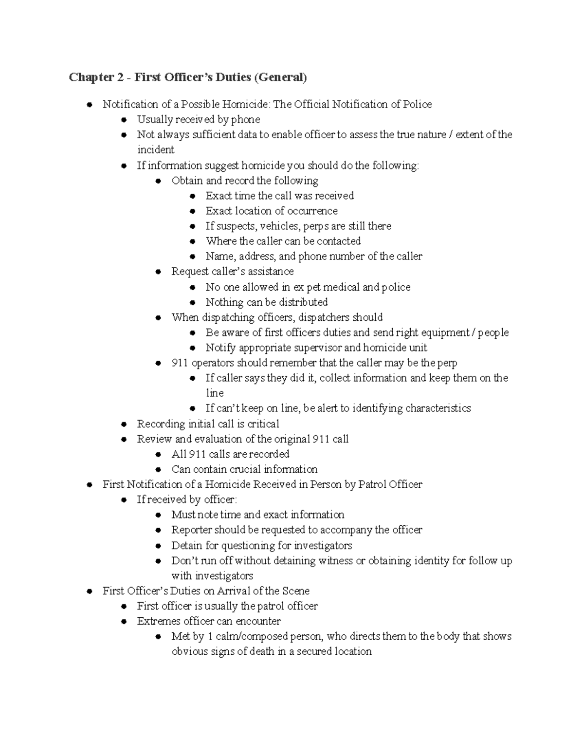 Chapter 2 - First Officer's Duties (General) - Chapter 2 - First ...