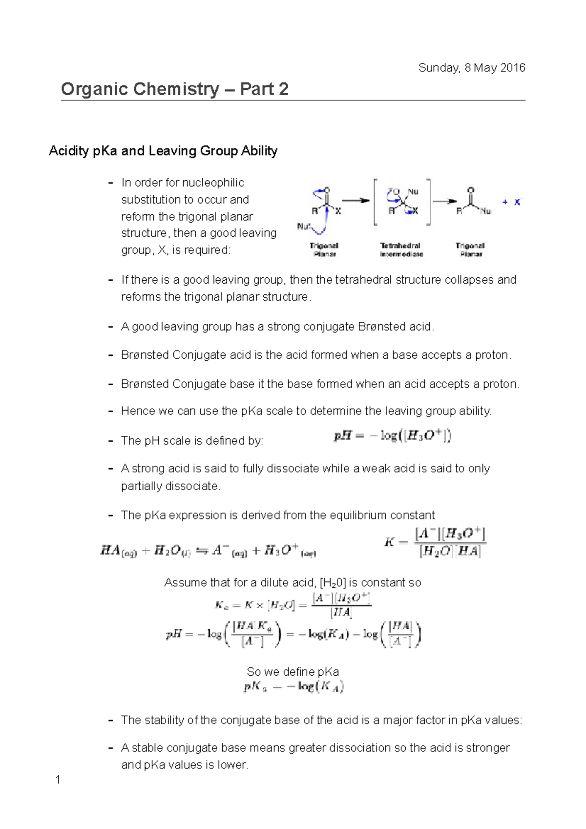 Natural Sciences - Chemistry - Organics - Part 2 - Organic Chemistry ...