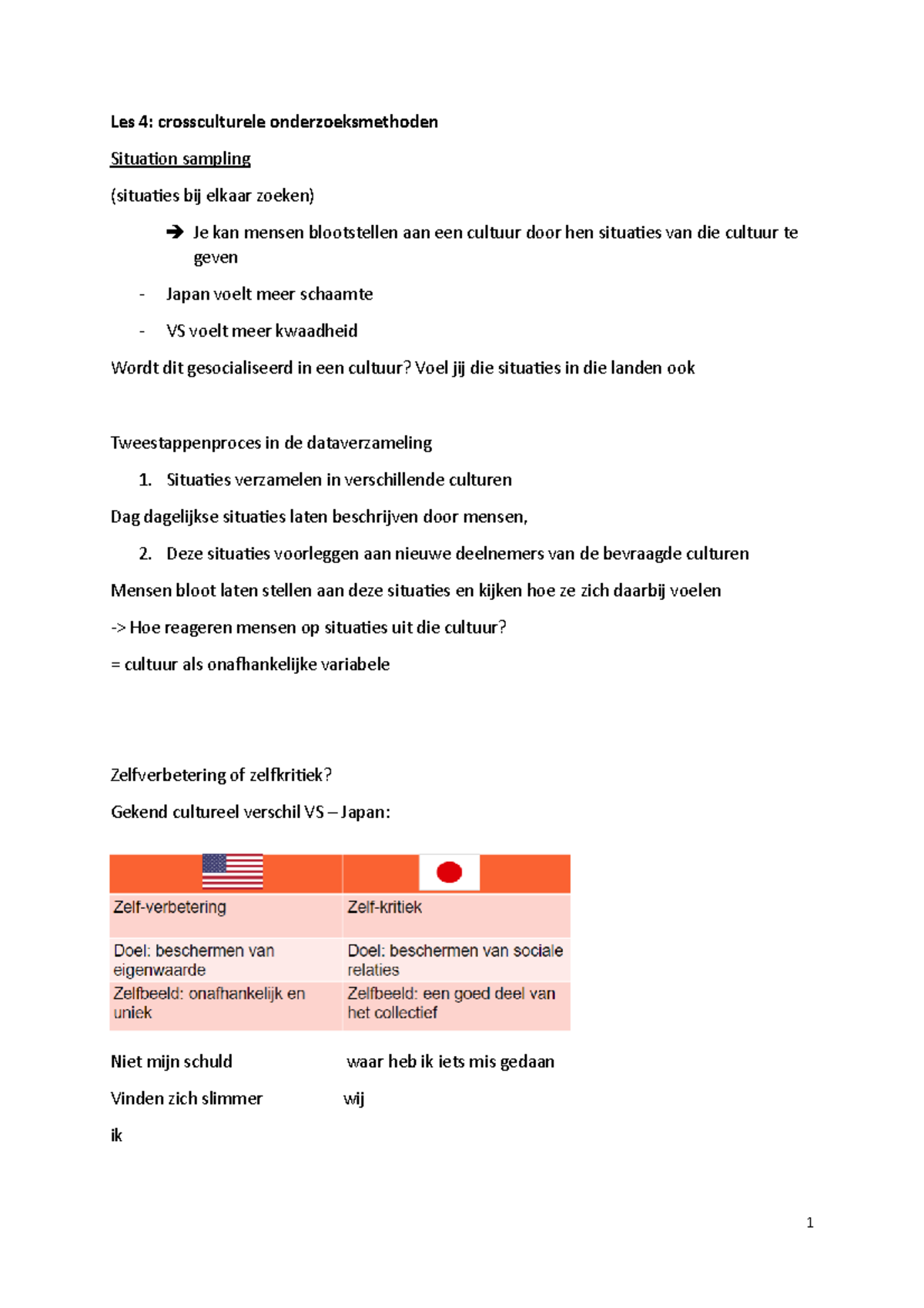 Les 4 - les 4 cross - Les 4: crossculturele onderzoeksmethoden ...