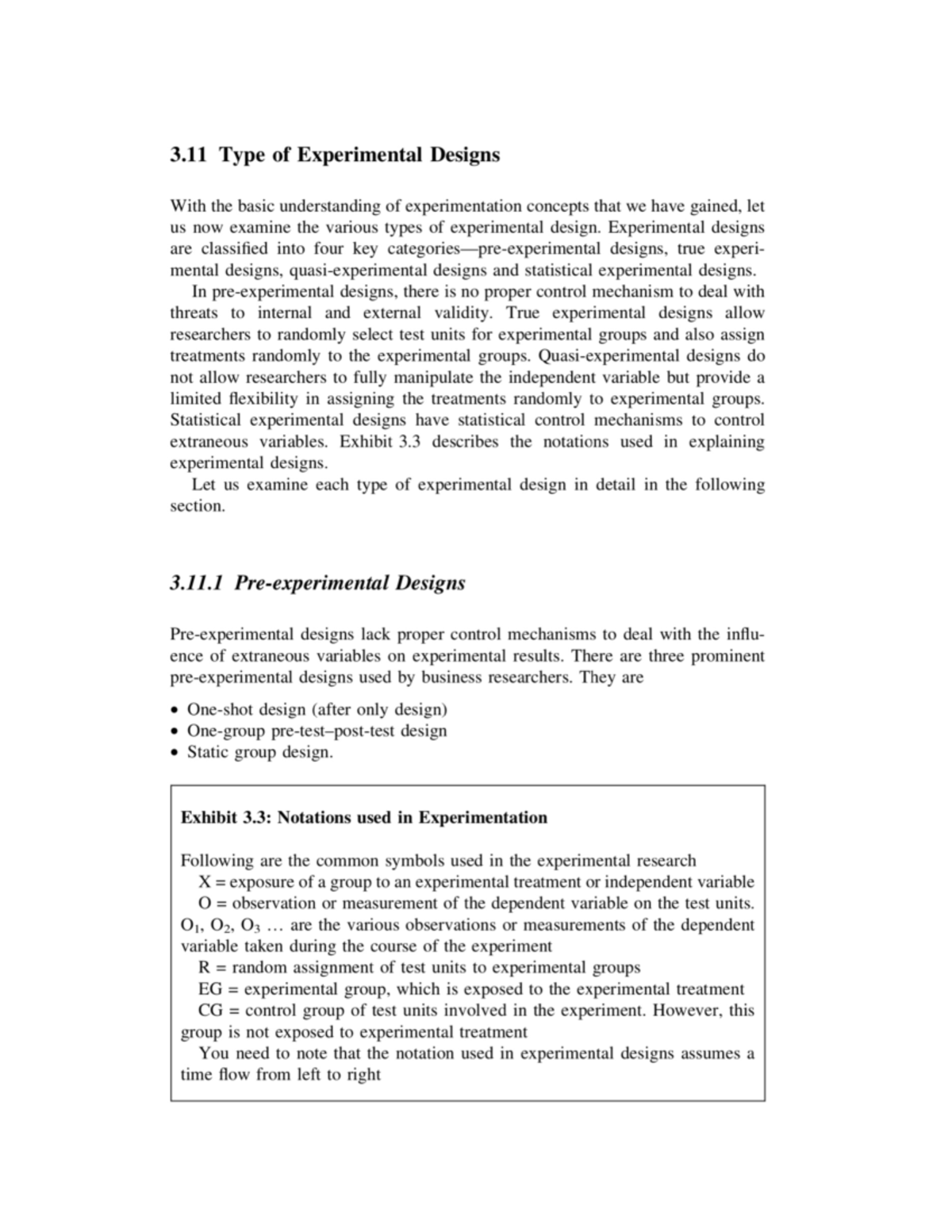 Experimental designs - Business Research - Studocu
