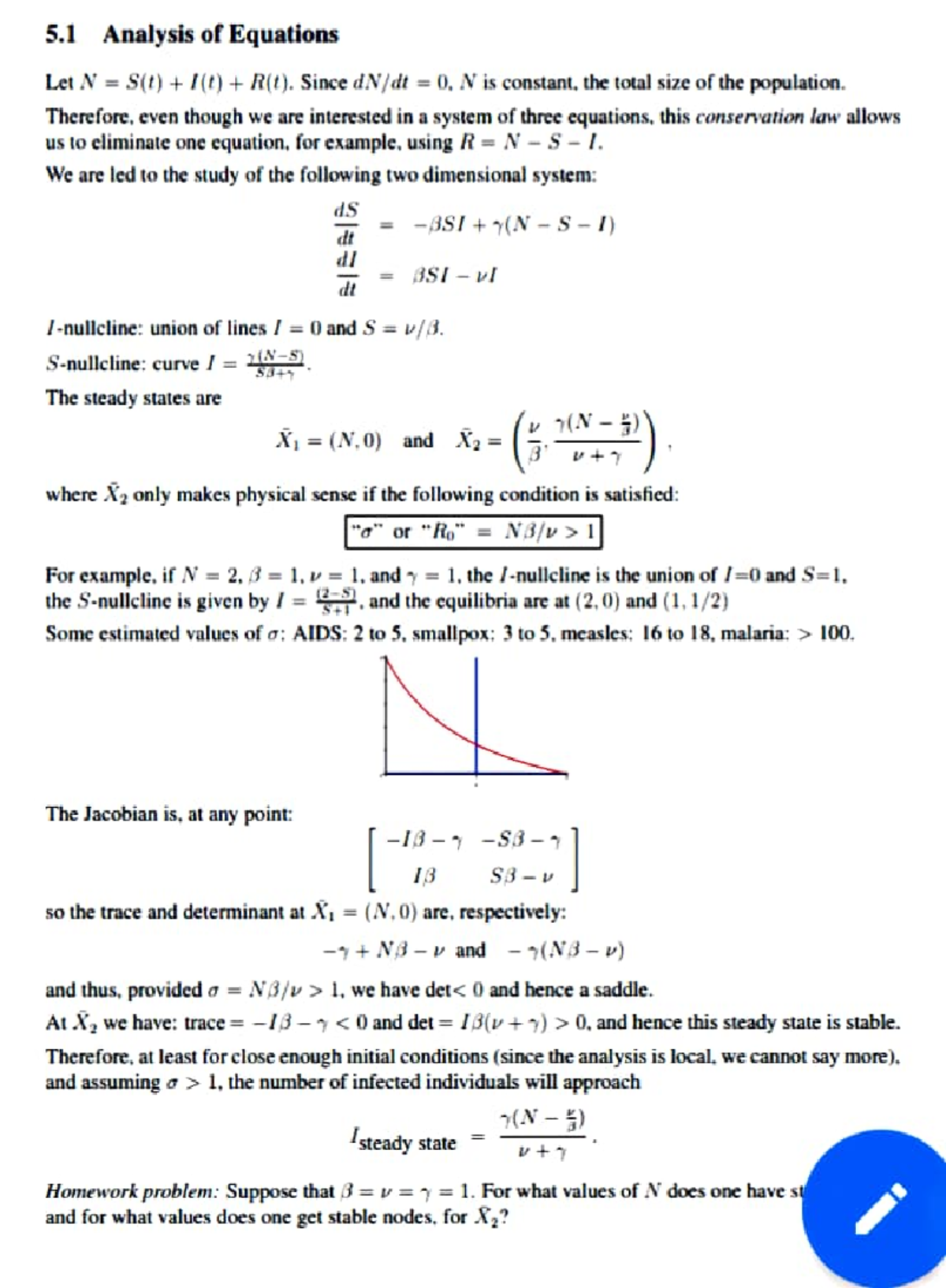 Analysis of Equations (Mathematical Biology) - 5 Analysis of Equations ...